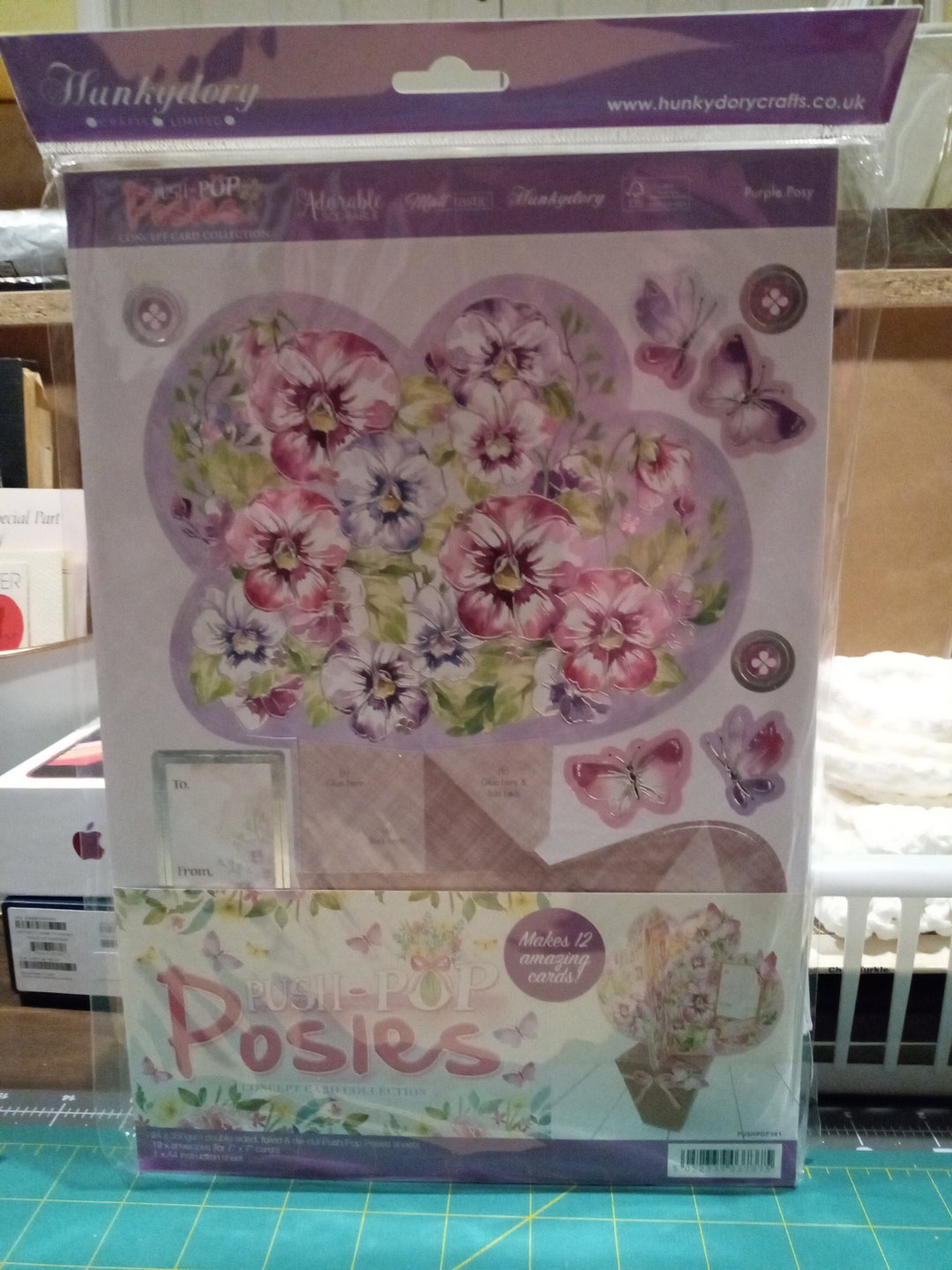 New Hunky Dory Push-pop Posies Concept Card Making Kit. Easy - Etsy