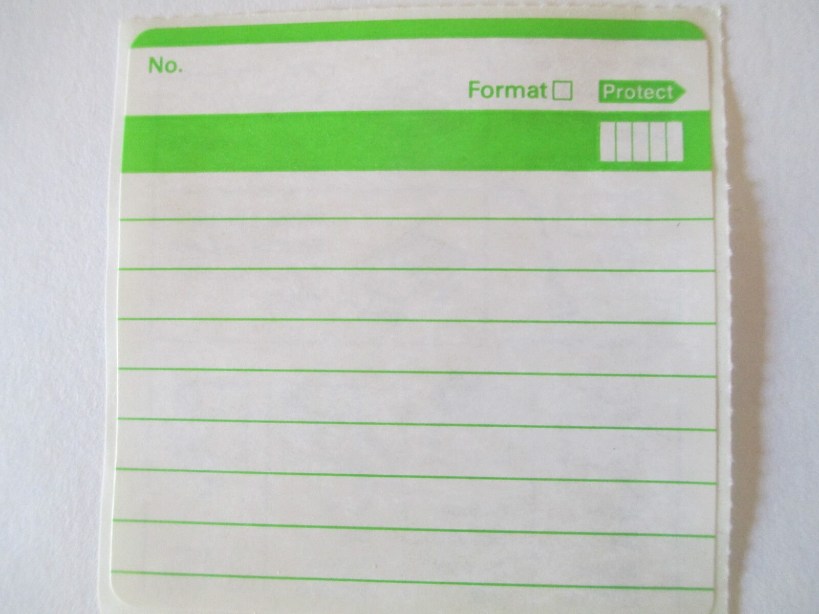 Vintage Format Floppy Disc Labels. Self Sticking Labels. | Etsy