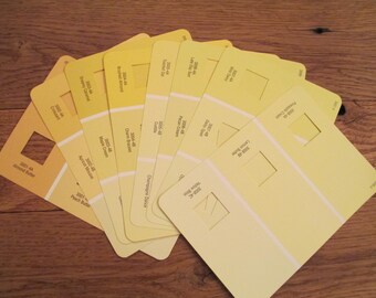 Paint Sample Card - Etsy