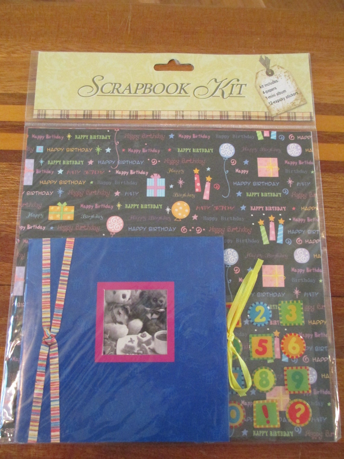 Mini Scrapbook Kit Happy Birthday Kit. Scrapbooking. DIY | Etsy