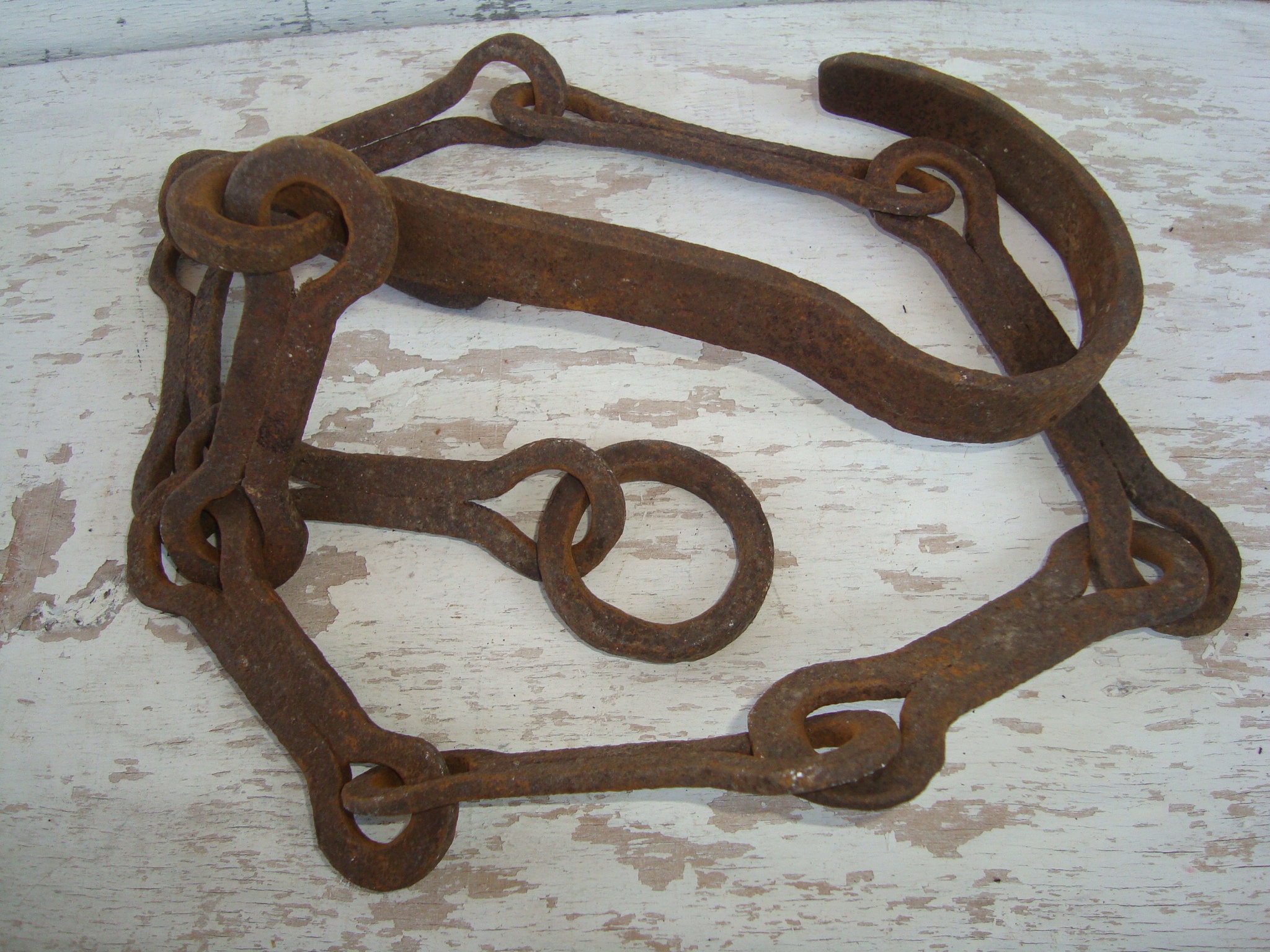 Vintage Chainold Antique Primitive Wrought Forged Iron - Etsy