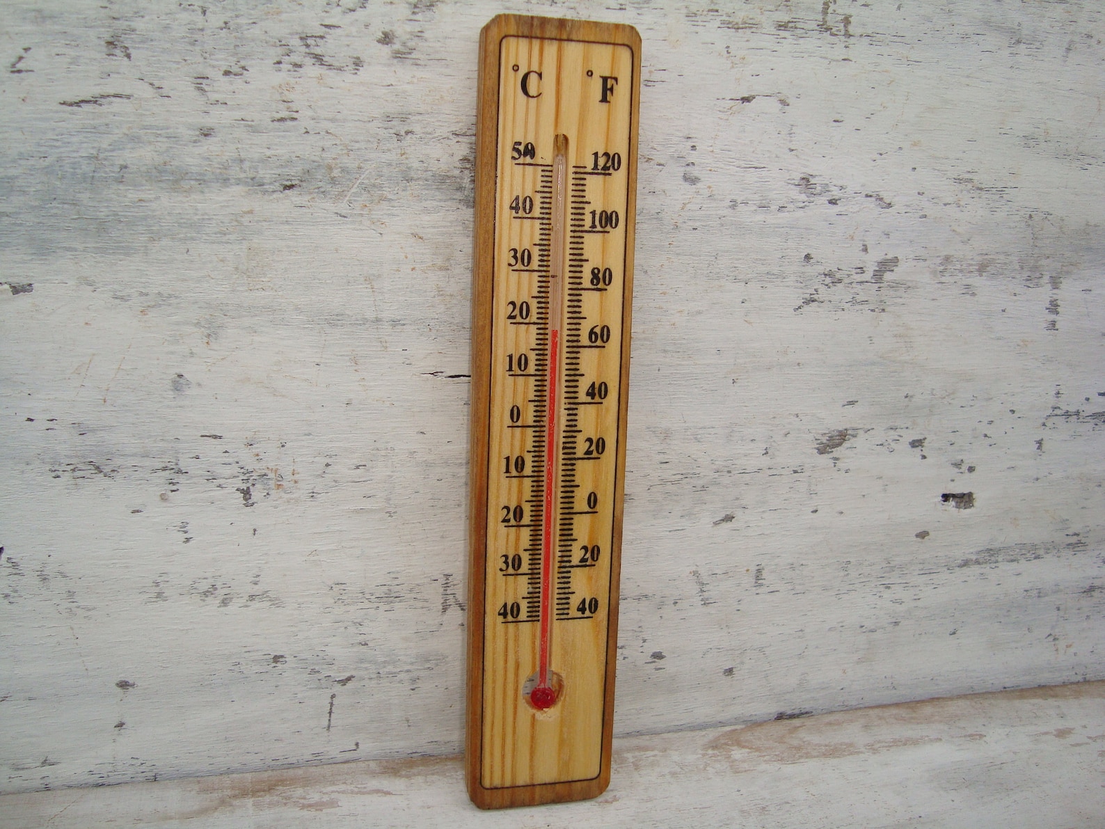 Vintage Thermometer Thermometer Wooden Thermometer - Etsy