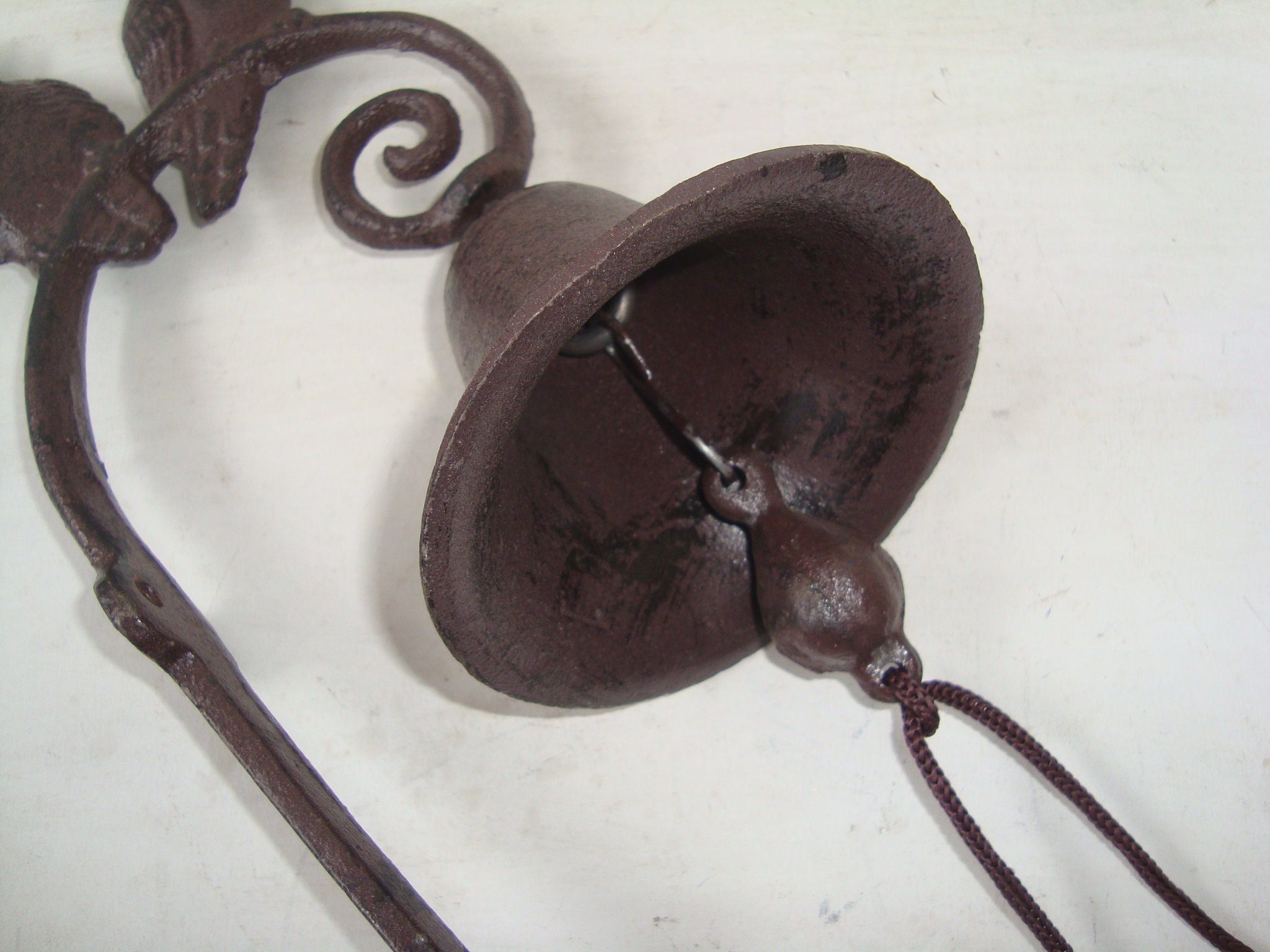 BIG SIZE Vintage Bell, Wall Hanging Bell, Wall Bell, Tarnished ...