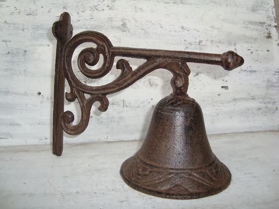 BIG SIZE Vintage Bell Wall Hanging Bell Wall Bell Tarnished | Etsy
