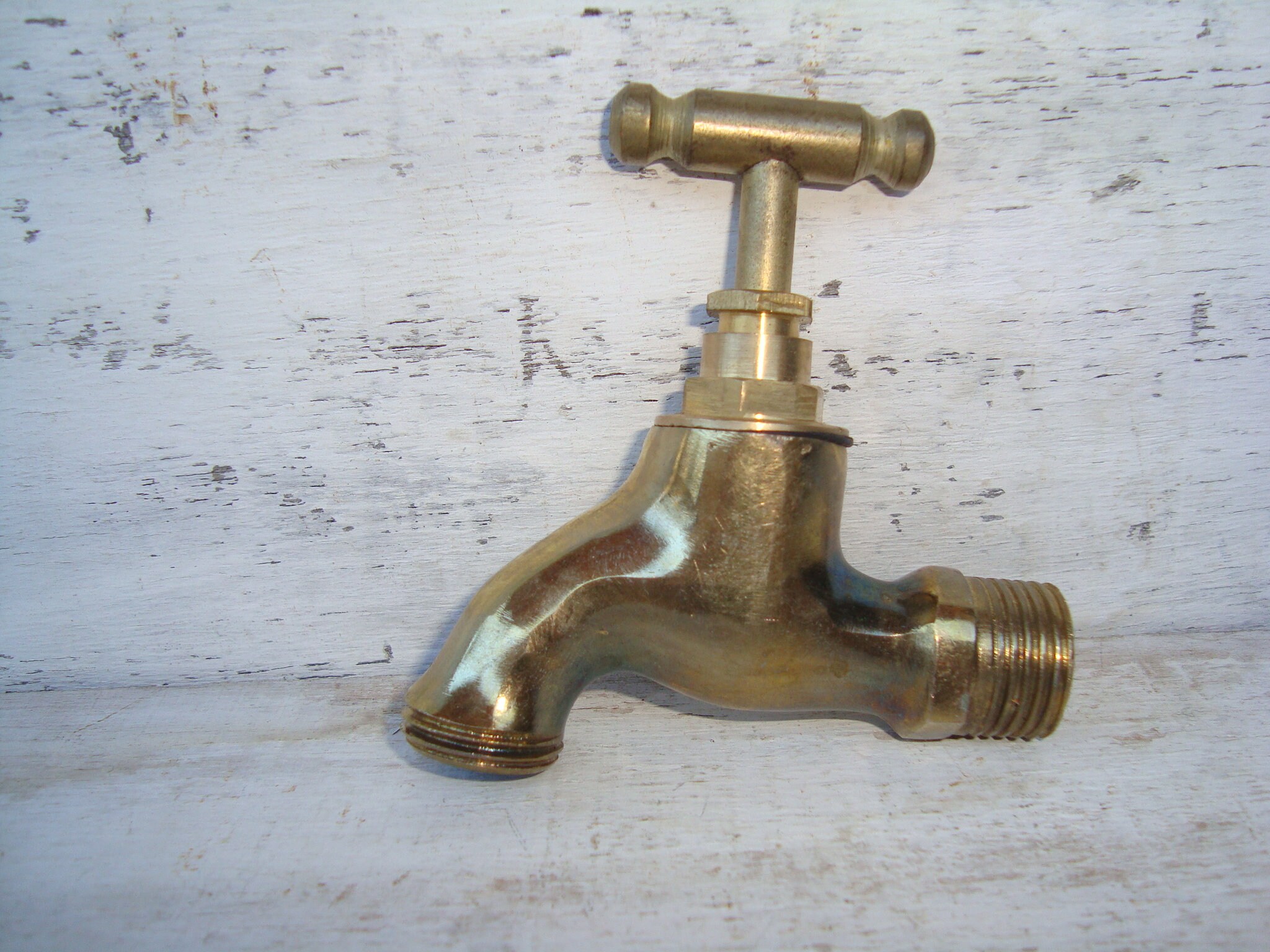 Vintage Brass Water Tap - Old Water Tap 1960s - Vintage Brass Water ...