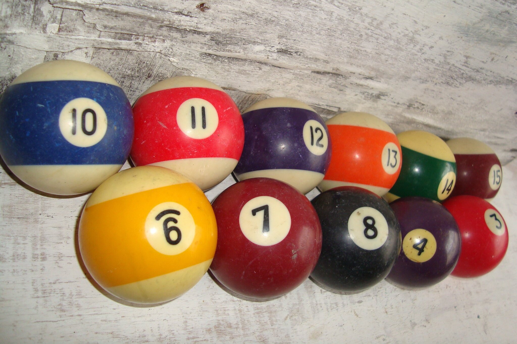 Vintage Pool Balls Billiard Ballsset of 13 - Etsy