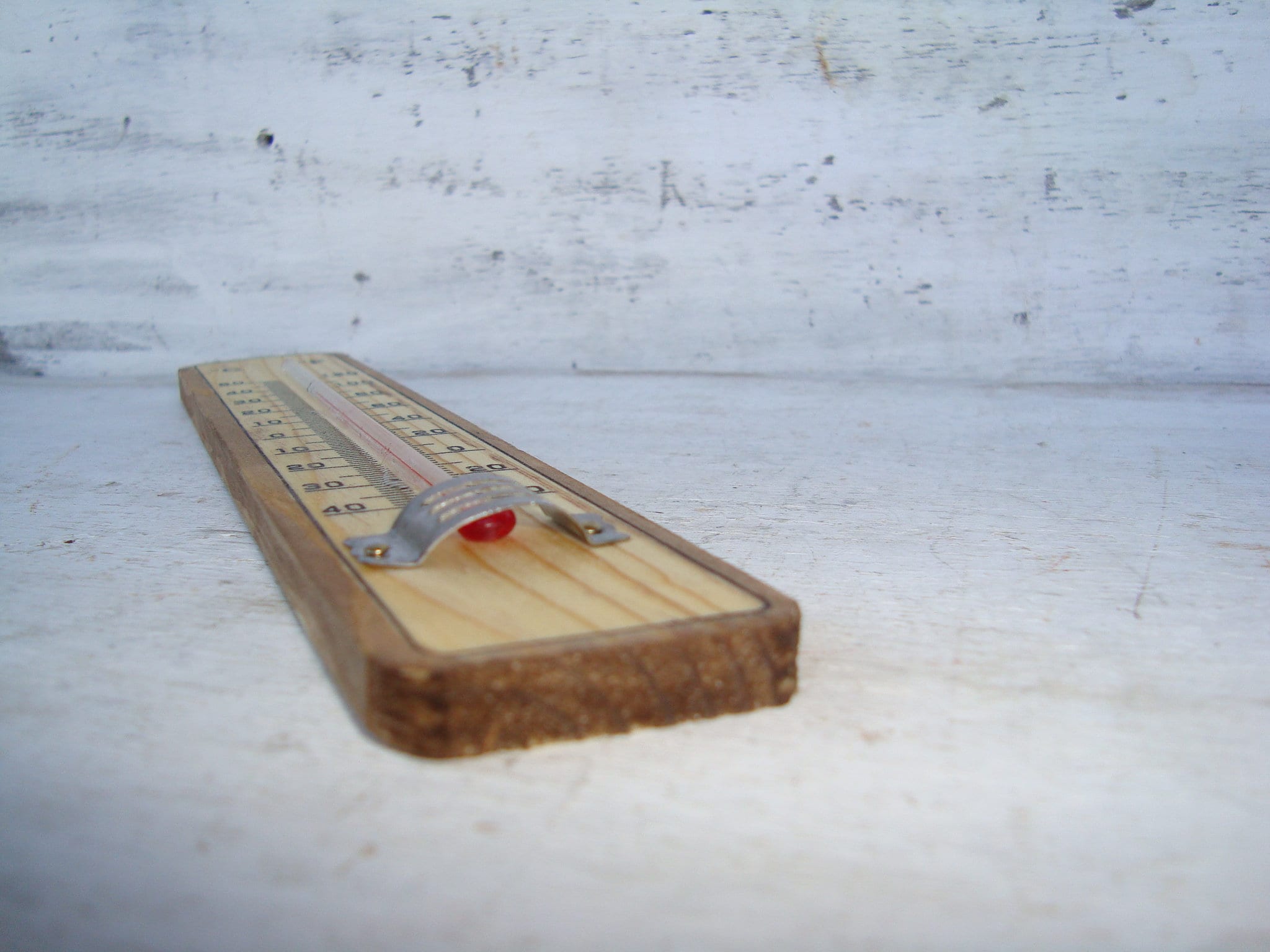 Vintage Thermometer Wood Thermometer Wooden Thermometer - Etsy