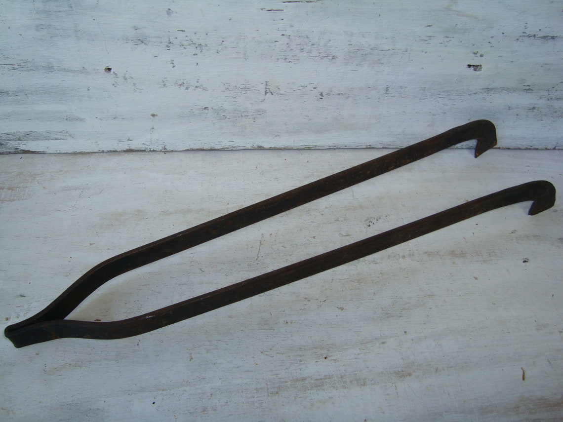 Vintage Fireplace Tool Vintage Log Grabbers | Etsy