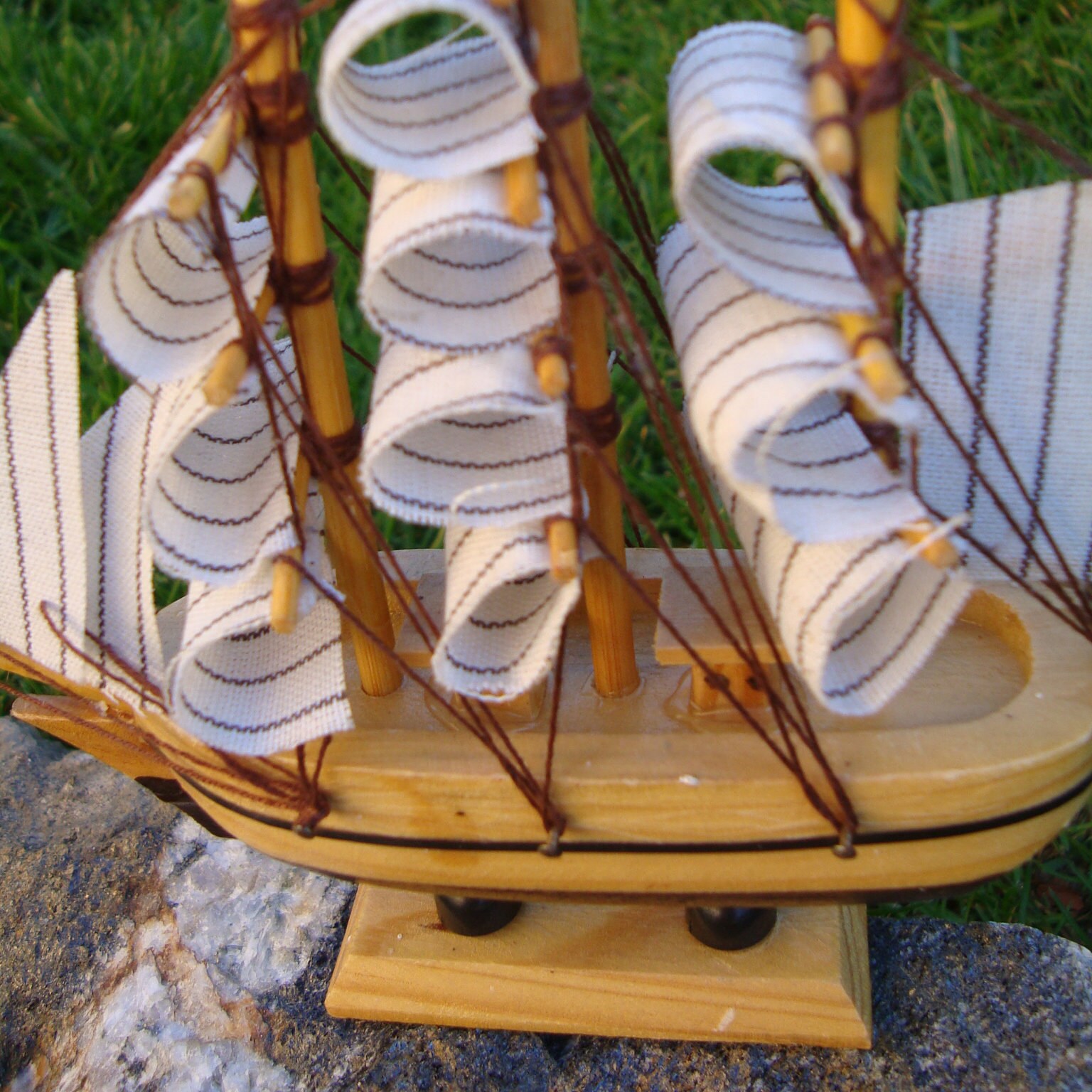 Ship, Vintage Model Ship for Nautical Decor,vintage Wooden Model Ship ...