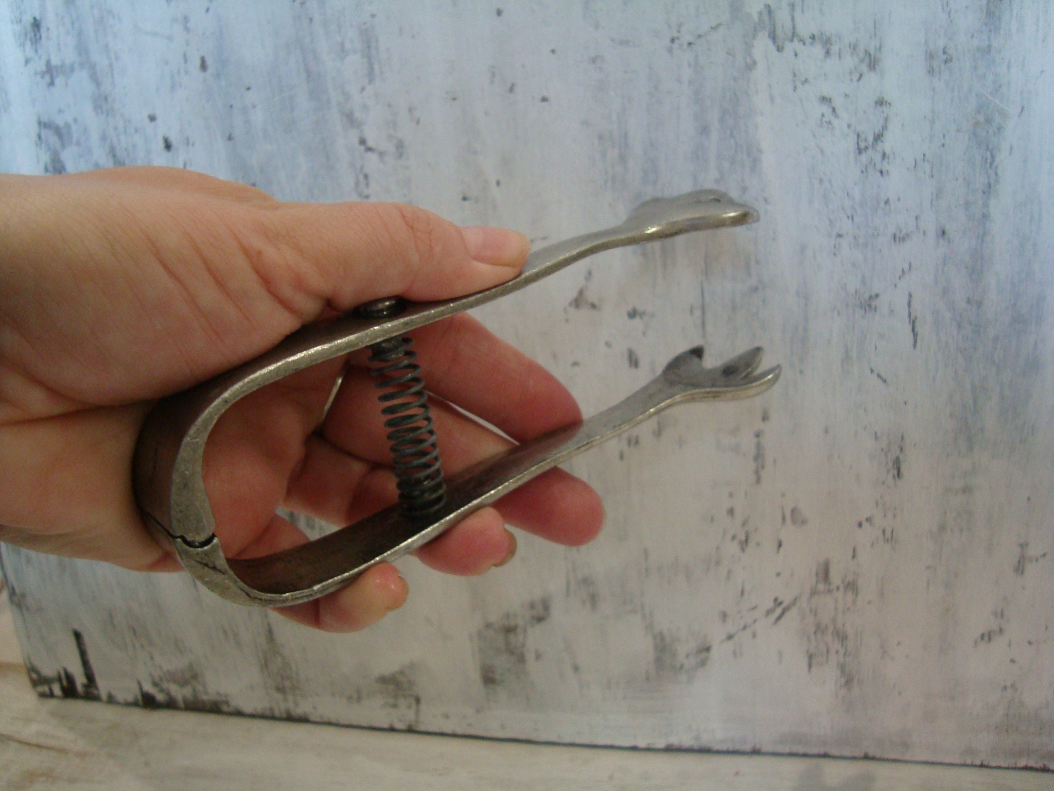 Vintage Metal Tongs Metal Bar Tongs Salad Tongs Cookie | Etsy