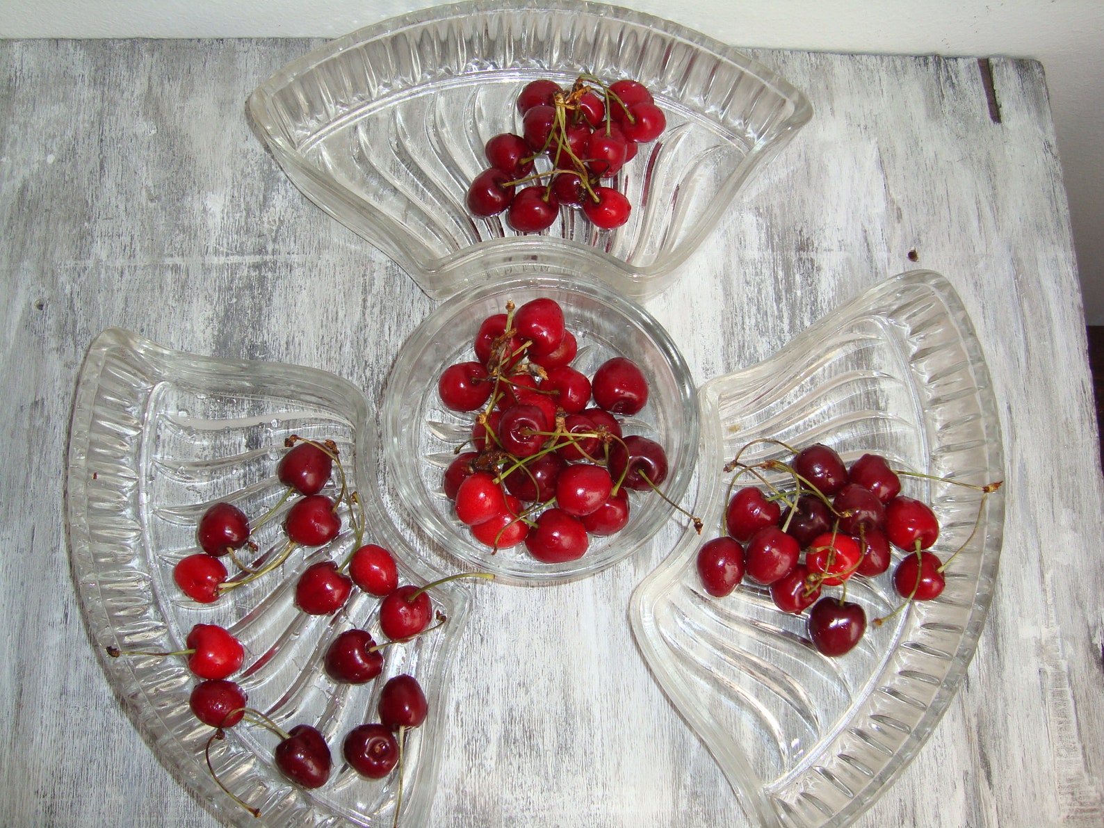 Vintage Clear Glass Saucers Small Glass Plates Set of 4 - Etsy