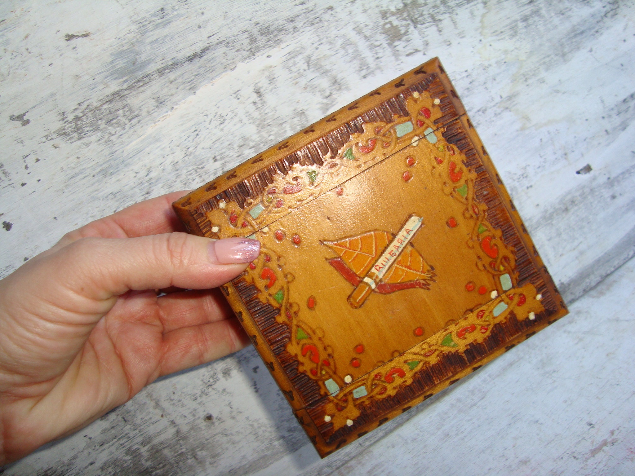 Wood Cigarette Box Large Cigarette Box Cigarette Box - Etsy