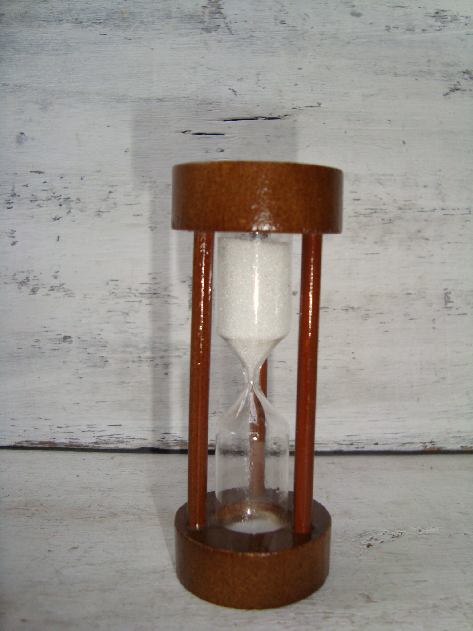 Wood Hourglass Vintage Wooden Hourglass Brown Handmade - Etsy
