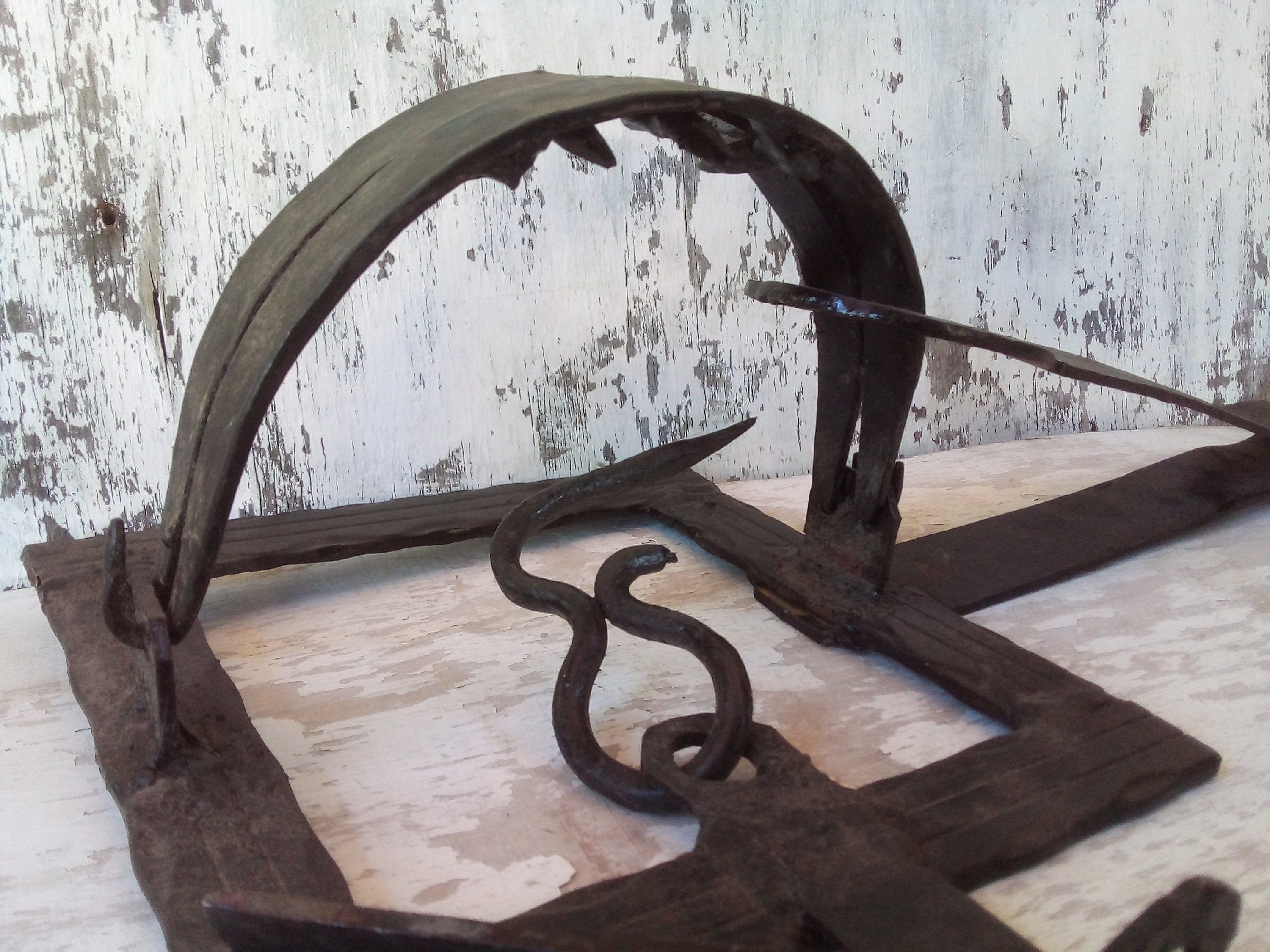 Bear Trap. A Real Trap. Trap Used for Bears. Vintage Trap for All Kinds ...