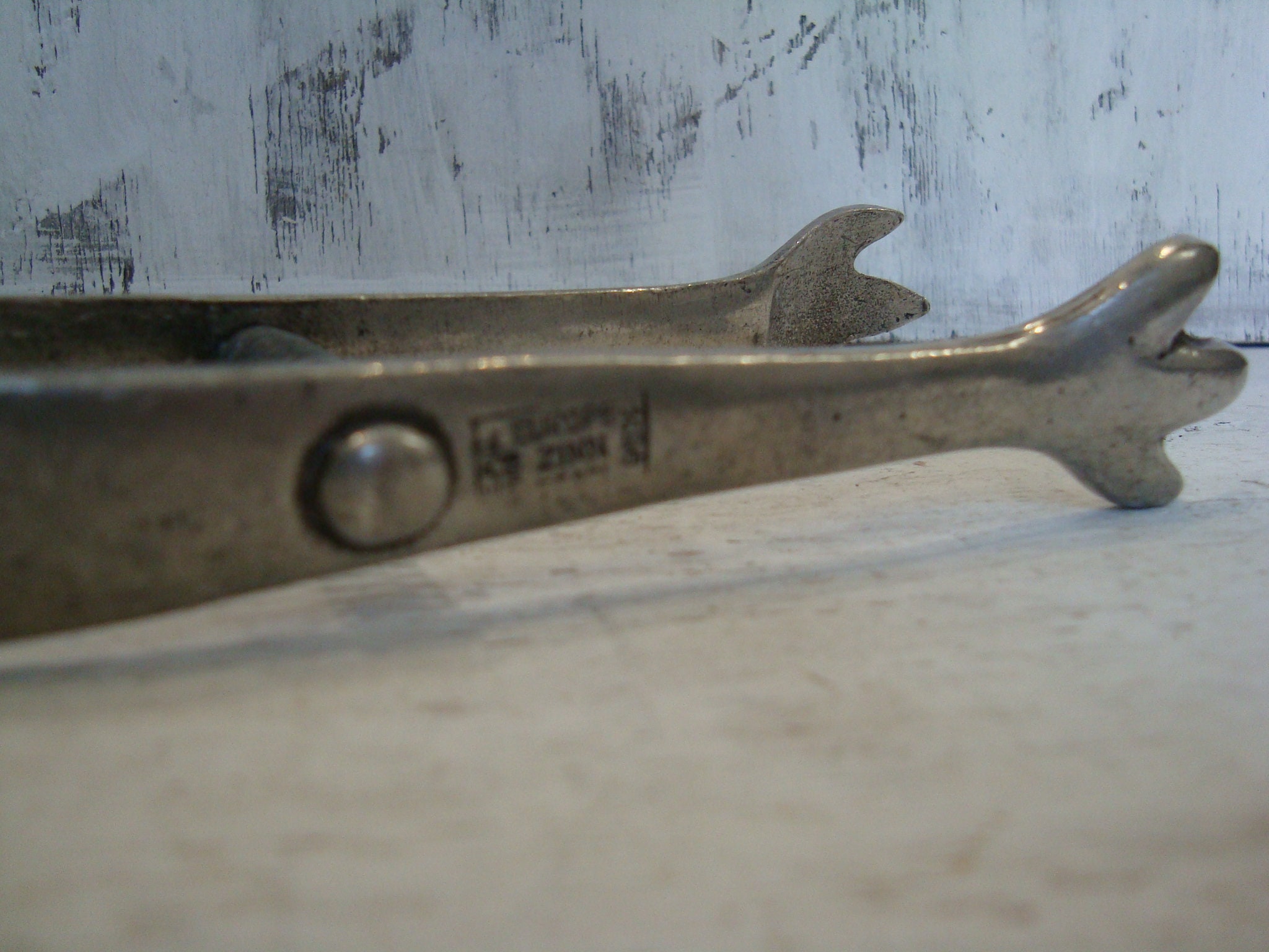 Vintage Metal Tongs, Metal Bar Tongs, Salad Tongs, Cookie Tongd, Cake ...