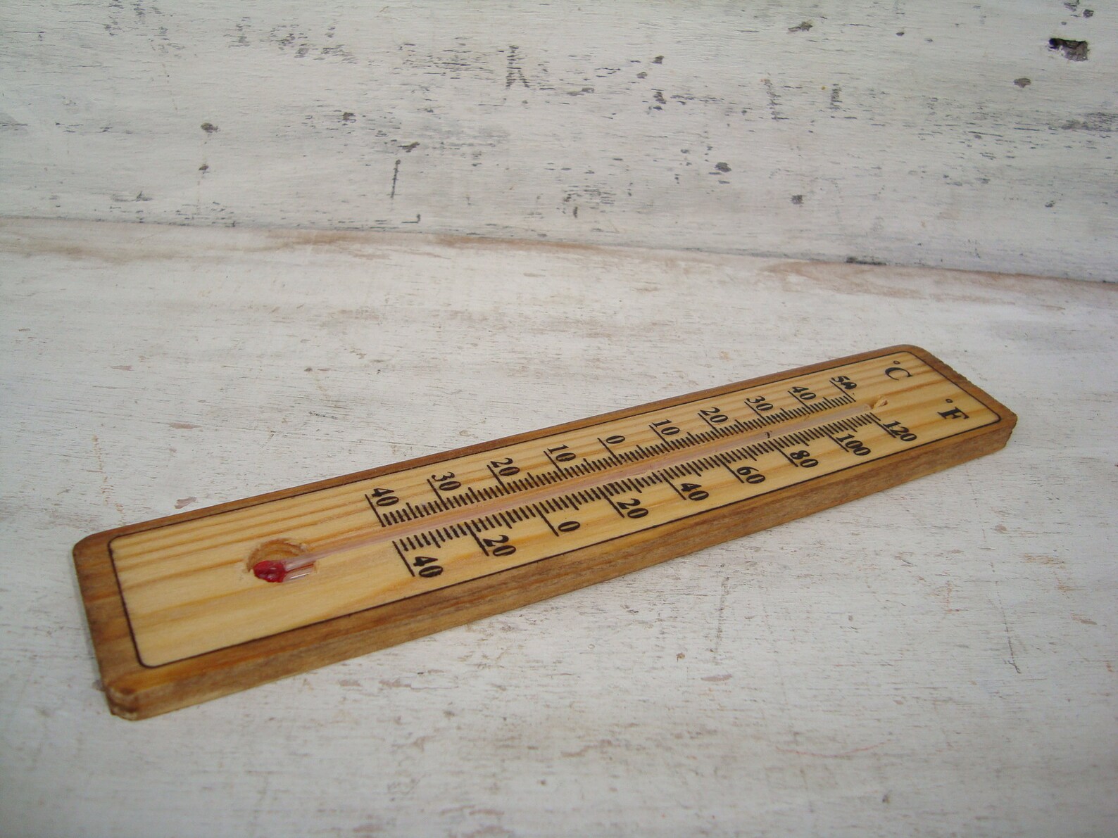 Vintage Thermometer Thermometer Wooden Thermometer - Etsy