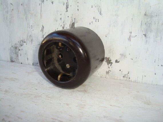 Vintage Electrical Socket / Industrial Socket/ Electrical | Etsy