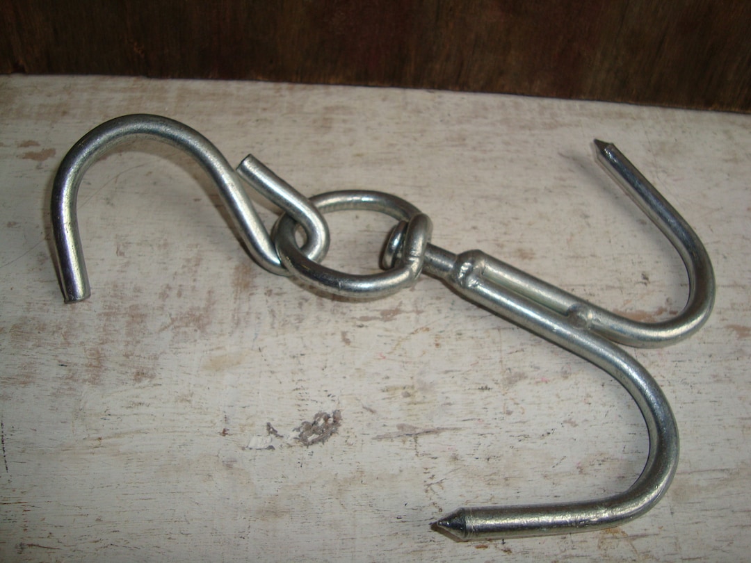 Hook - Very Old Hook - Butcher Hook - Primitive Hanger - Wall Hook ...