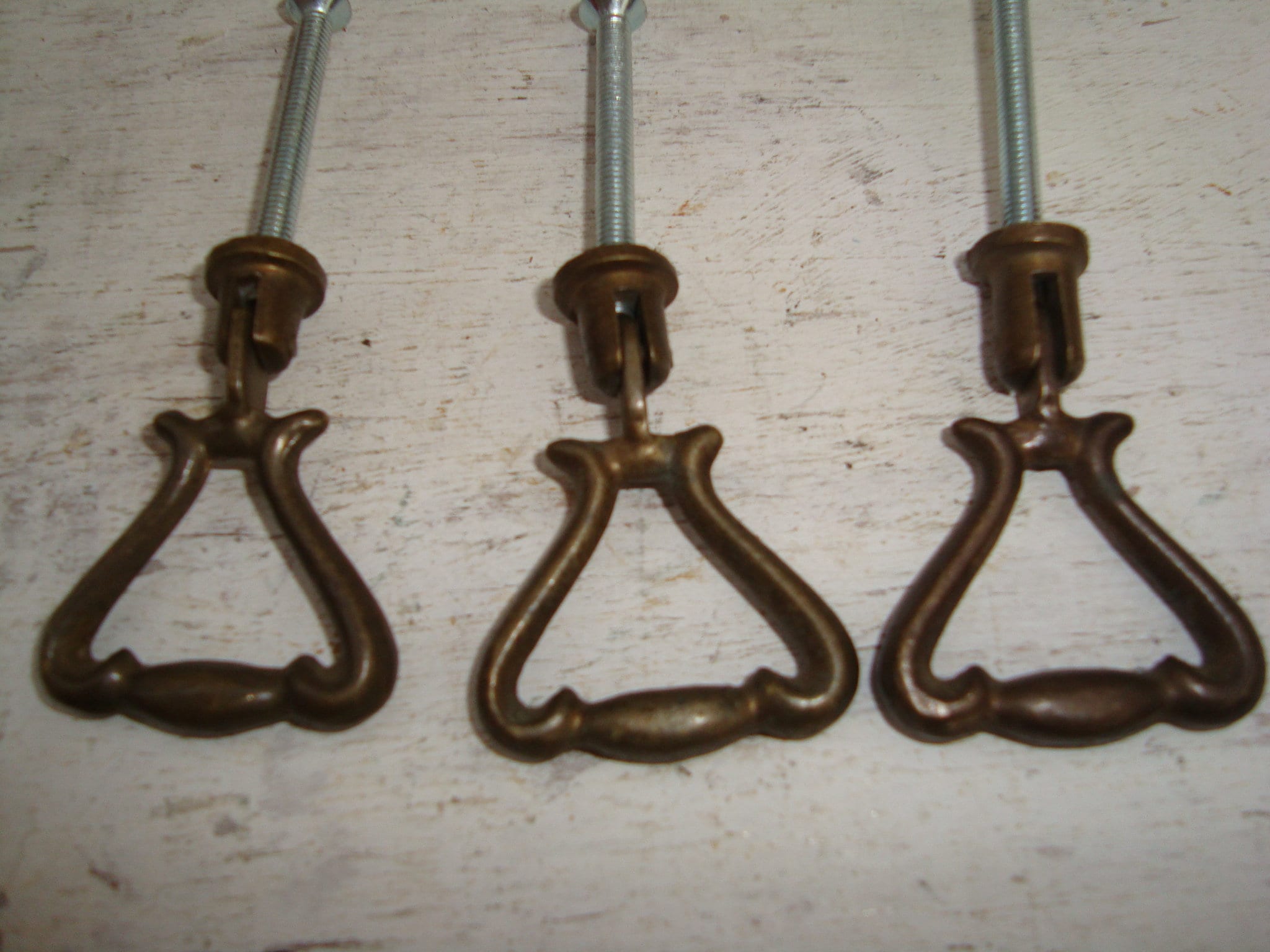 Vintage Cast Handle. Vintage Cast. Brass Handle for Cabinet or - Etsy