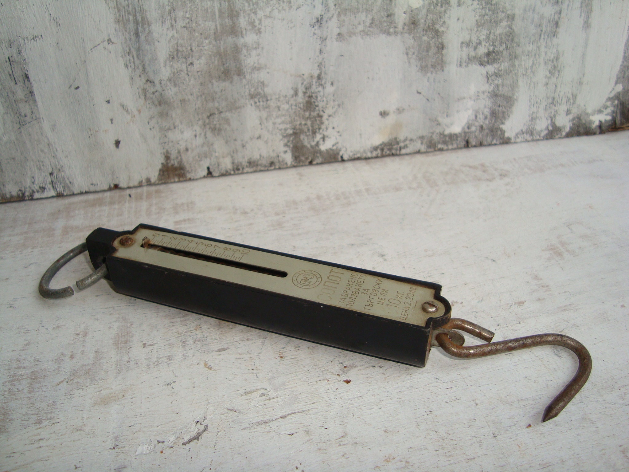 10kg Spring Balance - Traveling Hook Scale - Pocket Metal Balance ...