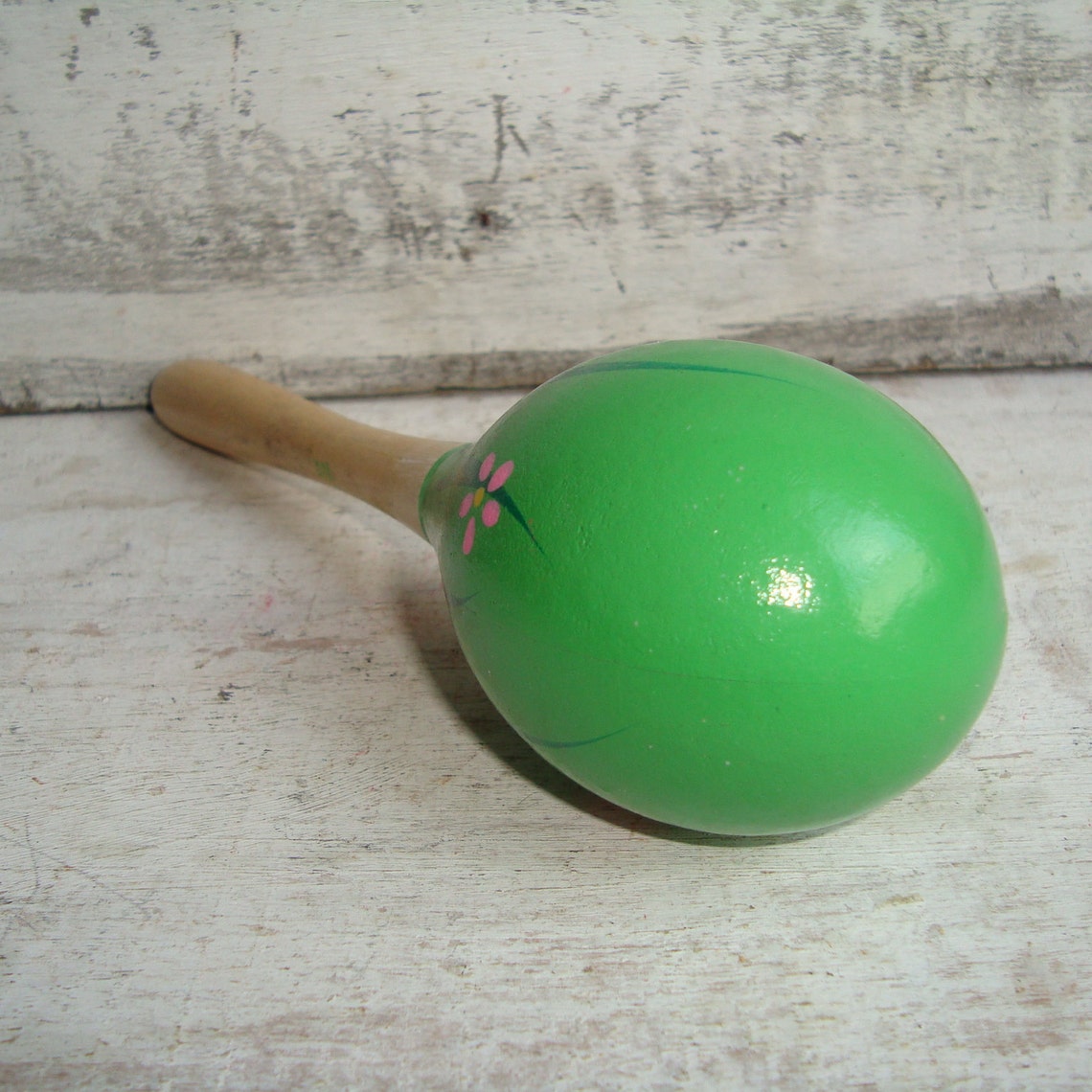 Vintage Maracas Rattle Toy Music Instrument Hand Made - Etsy