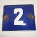 Vintage Enameled House Number - Street House Number 2 - Door Gate Plate ...