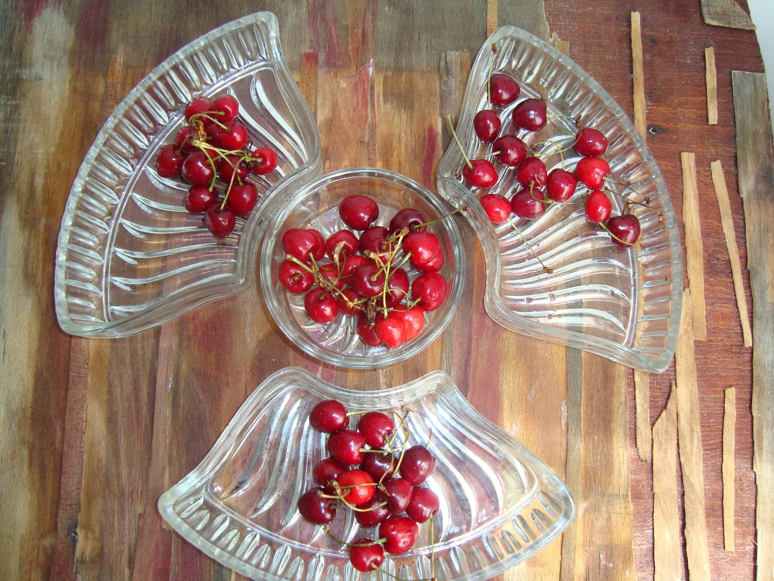 Vintage Clear Glass Saucers Small Glass Plates Set of 4 - Etsy