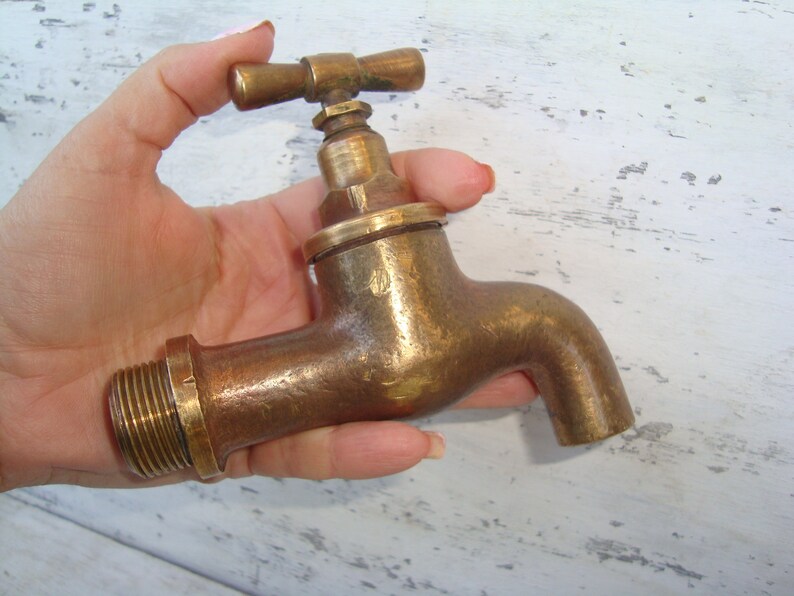 Vintage Brass Water Tap Old Water Tap 1960s Vintage Brass - Etsy