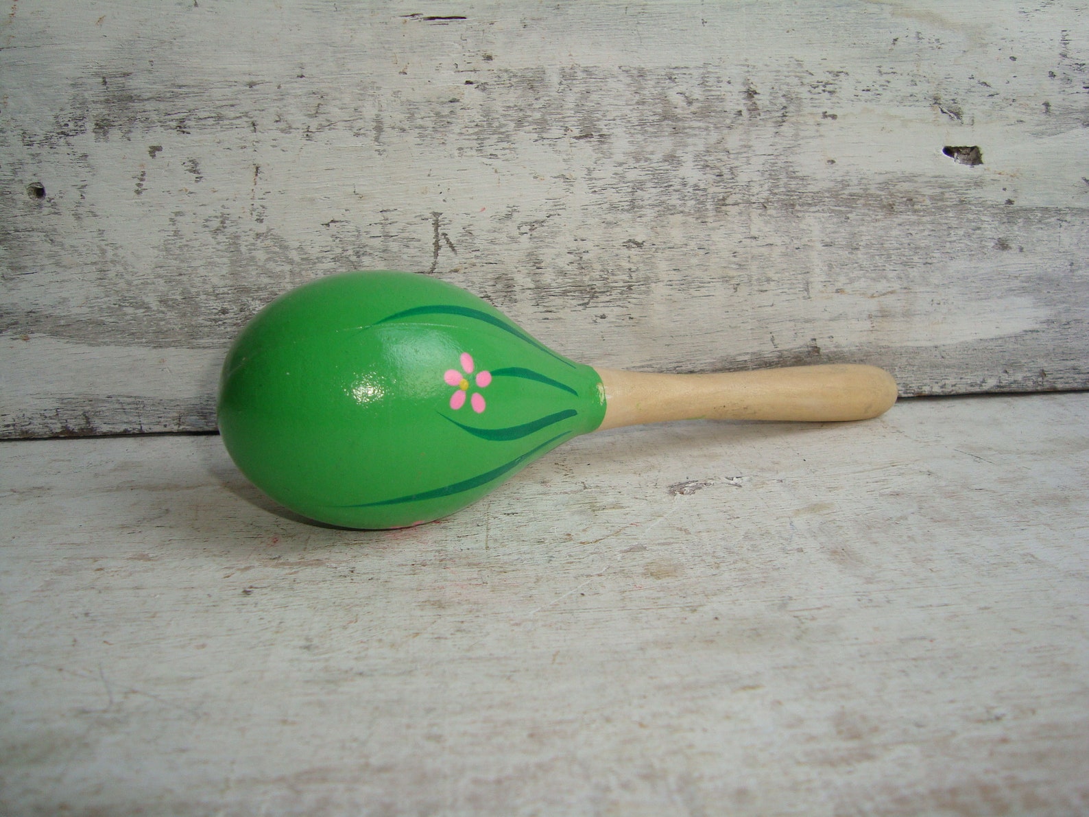 Vintage Maracas, Rattle Toy Music Instrument, Hand Made Maracas, Wooden ...