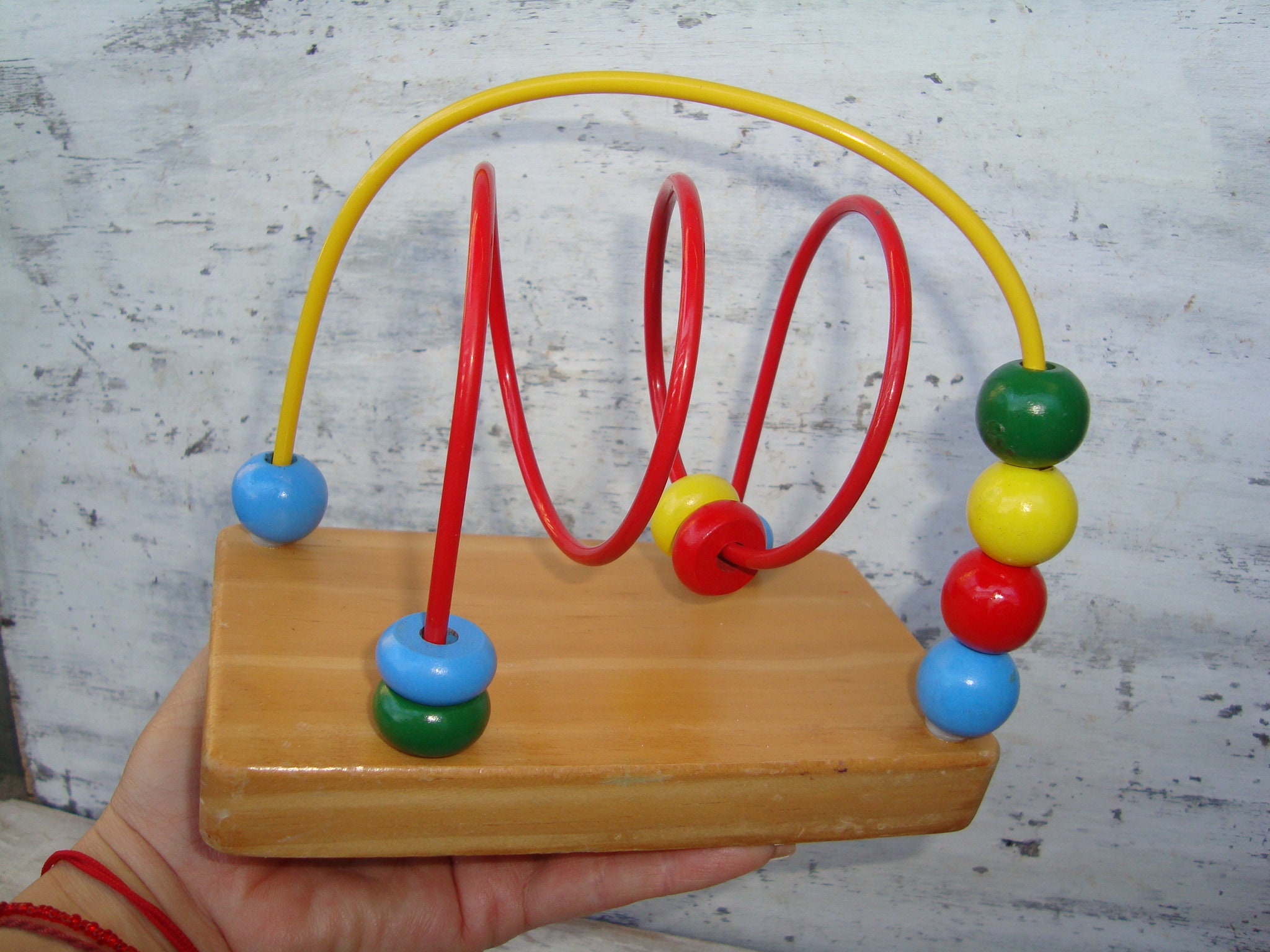 Wood Bead Maze Big Labyrinth Activity Toy Educational Toys 1st - Etsy