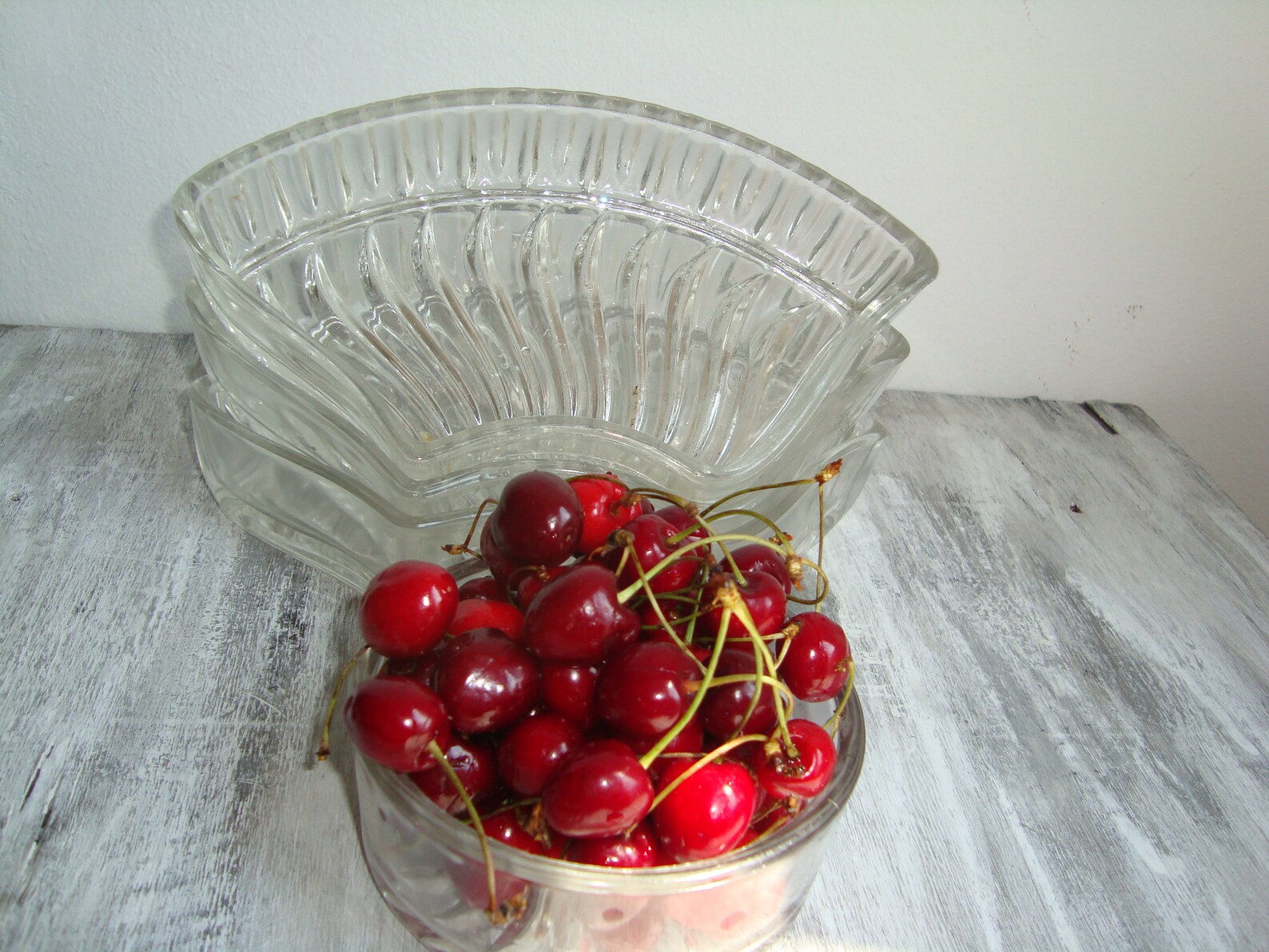 Vintage Clear Glass Saucers Small Glass Plates Set of 4 - Etsy