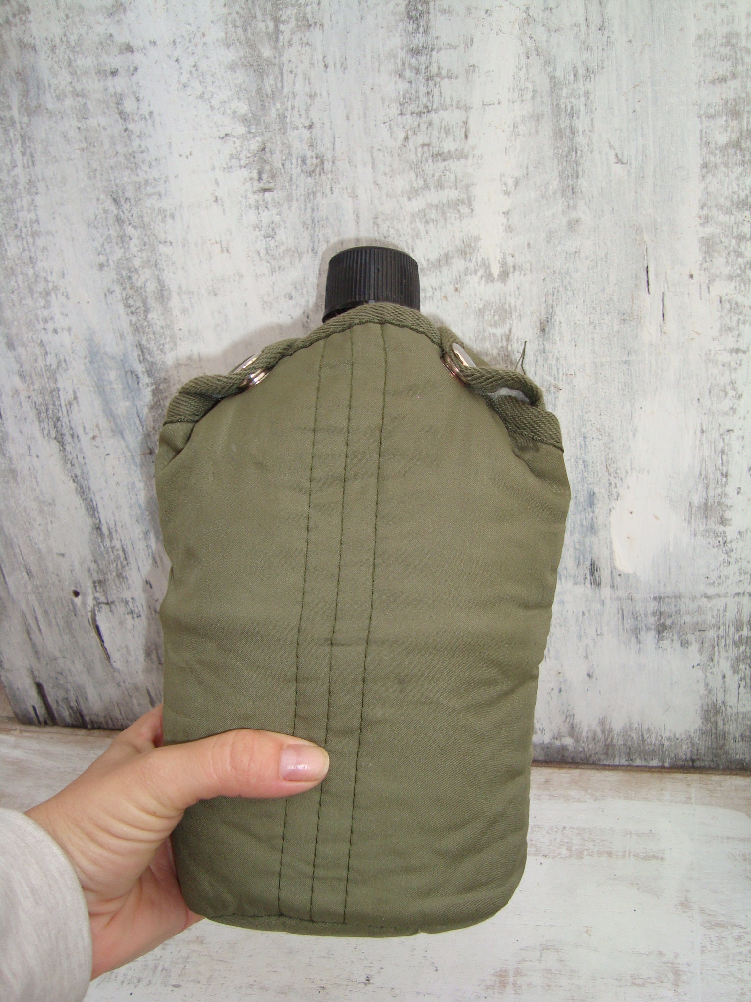 Vintage Flask Old Aluminum Flask Aluminum Bottle Military - Etsy