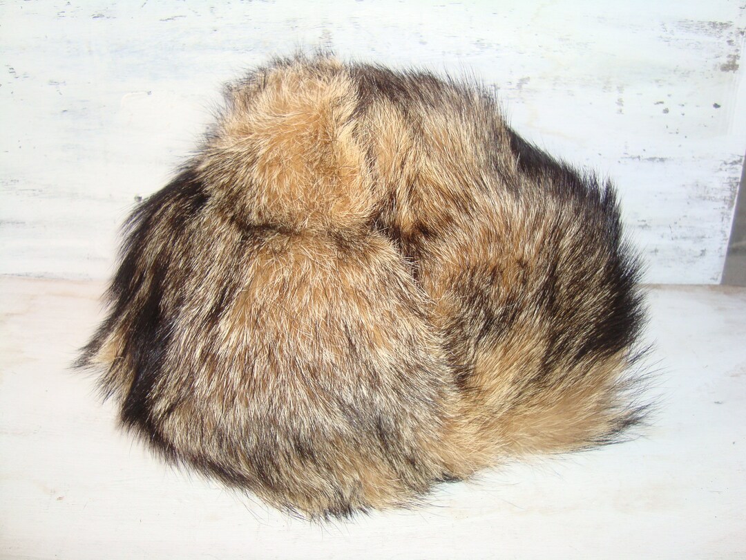 Real Fox Fur Hat Style Fox Fur Hat Fox Hat Original Fox Fur Hat ...