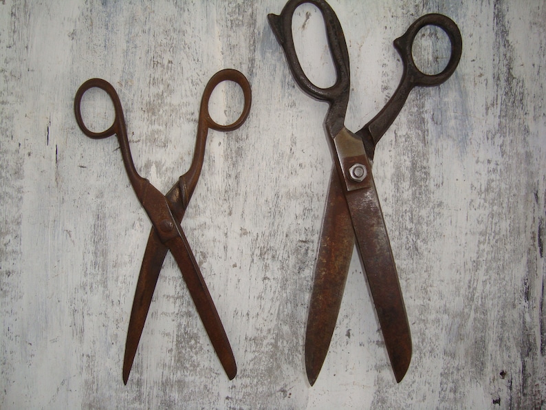 Old Scissors Vintage Scissors Bulgarian Antique Scissors - Etsy