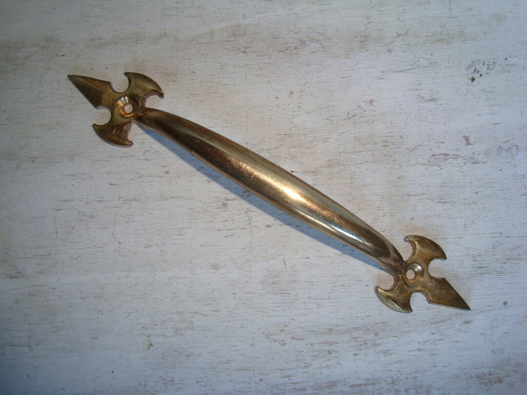 Vintage Cast Handle. Vintage Cast. Brass Handle for Cabinet or Other ...