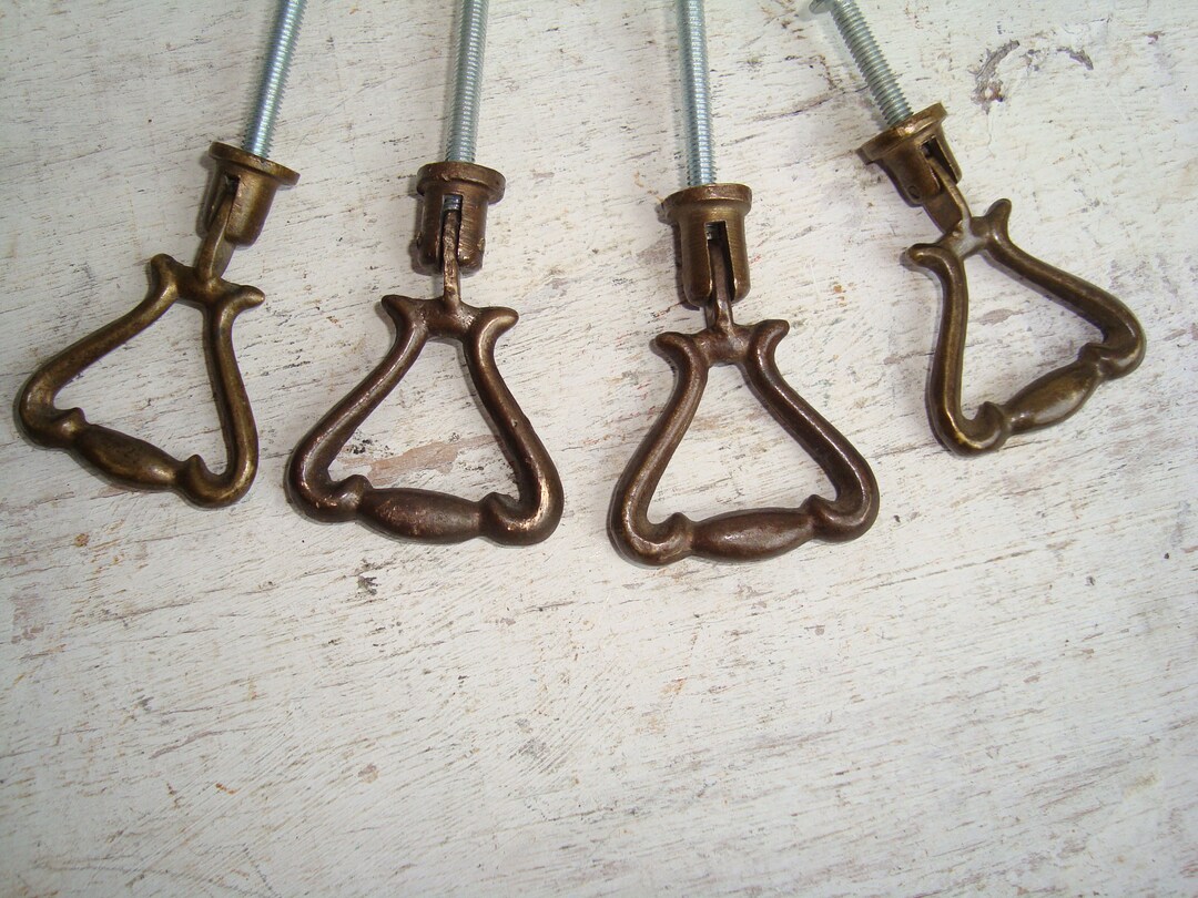 Vintage Cast Handle. Vintage Cast. Brass Handle for Cabinet or Other ...