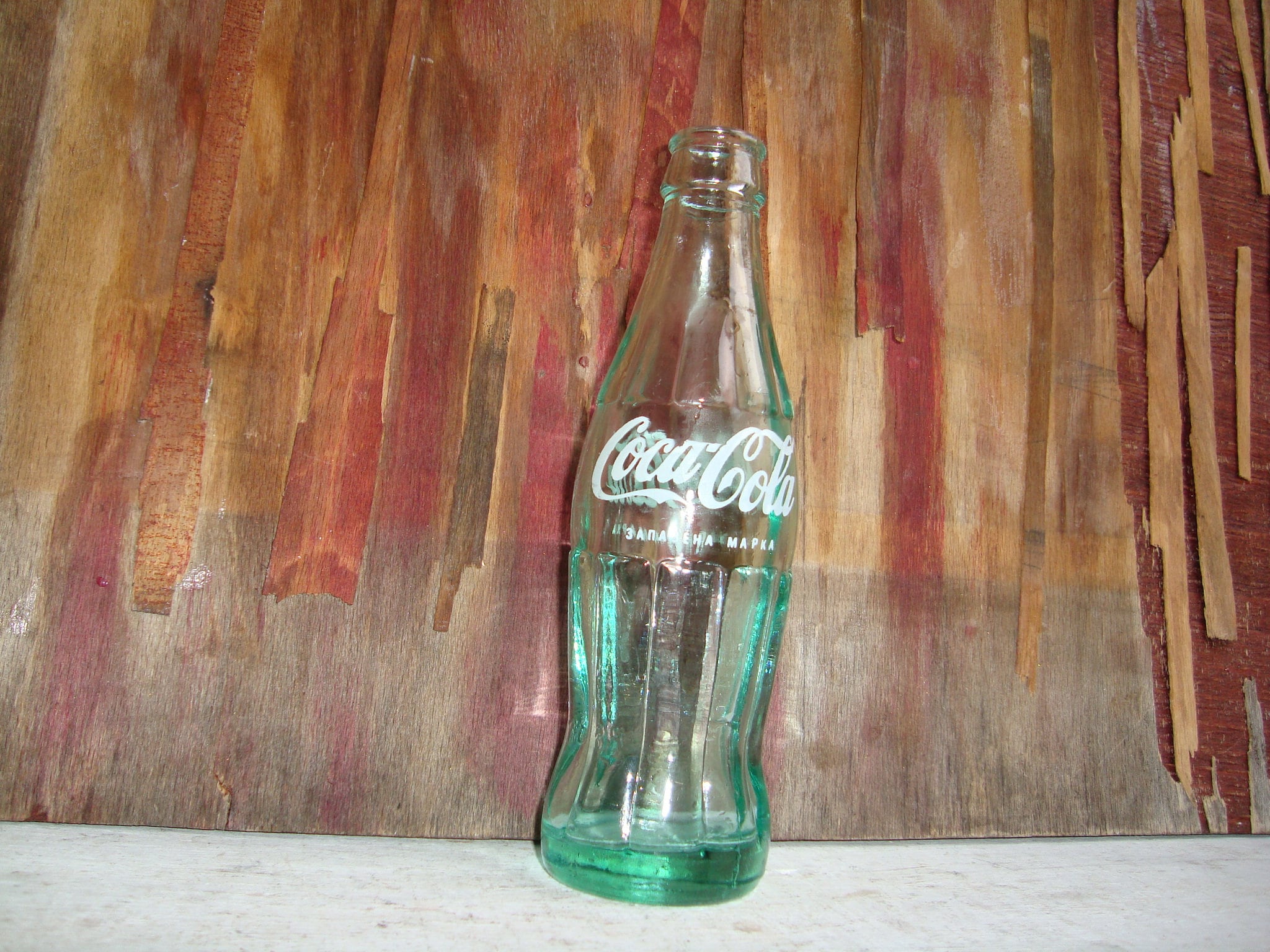 Vintage Flasche Coca Cola Flasche Alte Coca Flasche Grünes Glas Seltene ...