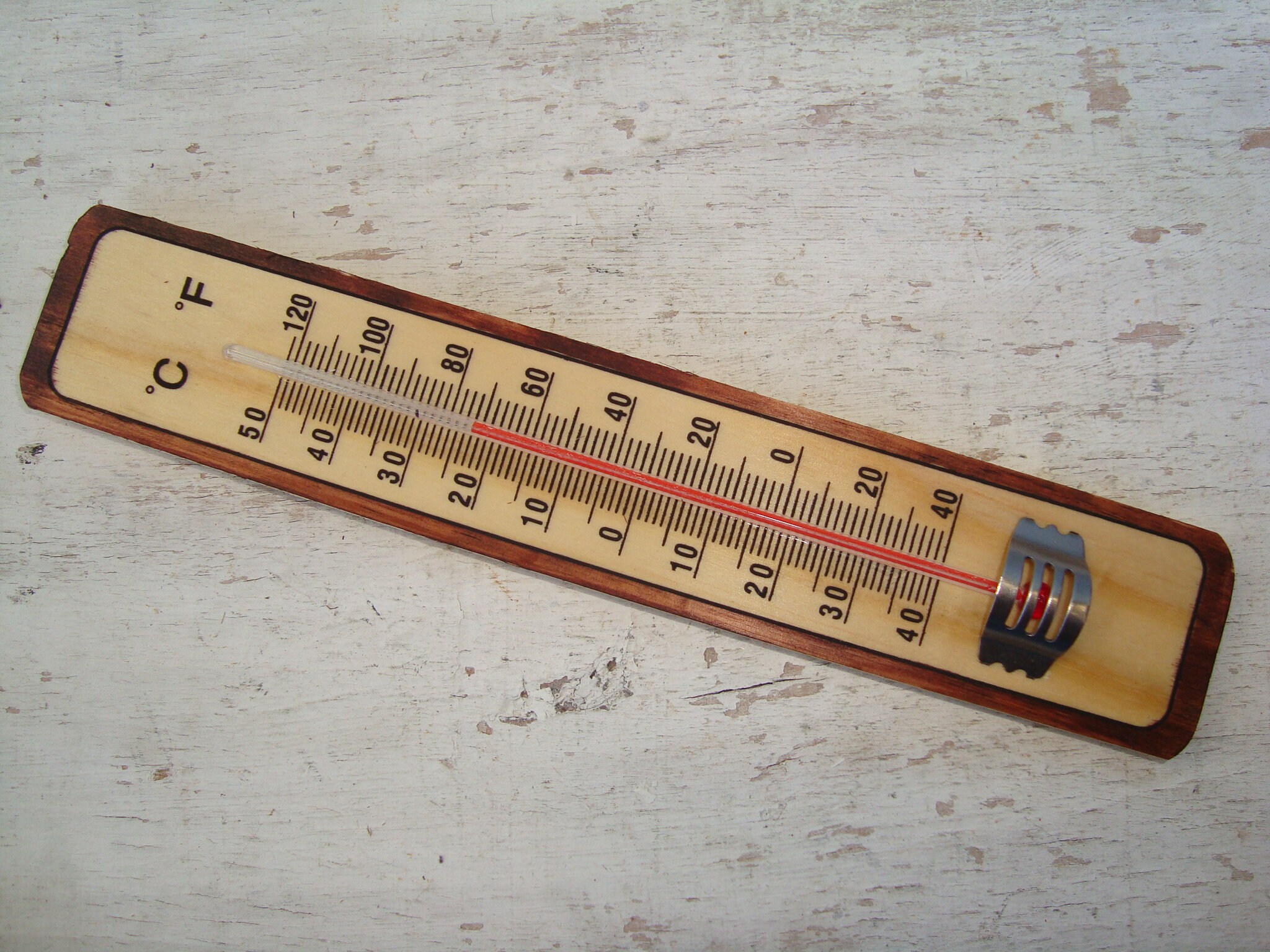Vintage Thermometer Wood Old Thermometer Wooden - Etsy