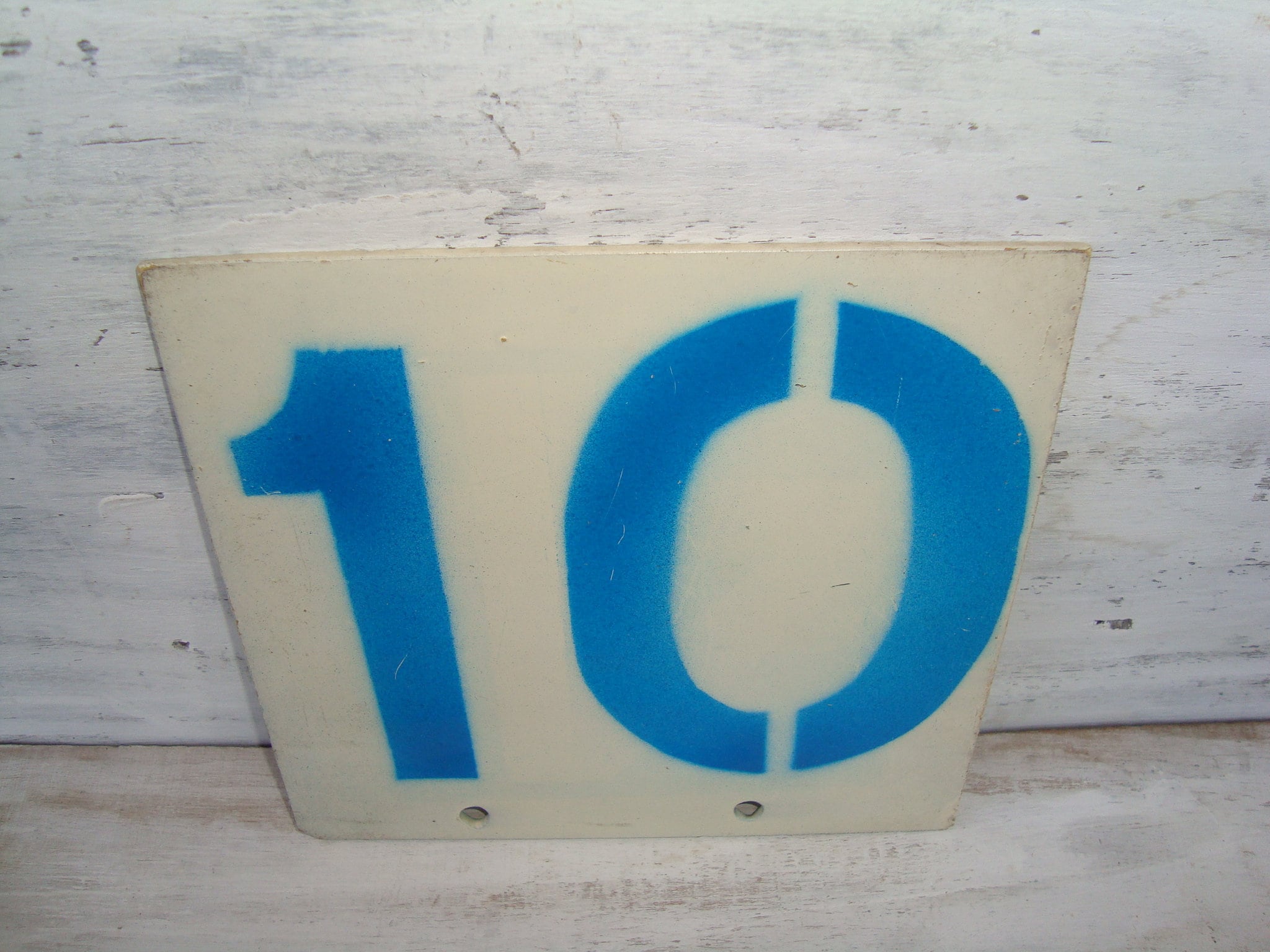 Vintage From 80s, Sign, Plastic Sign, Mark Character, Plastic Plate ...