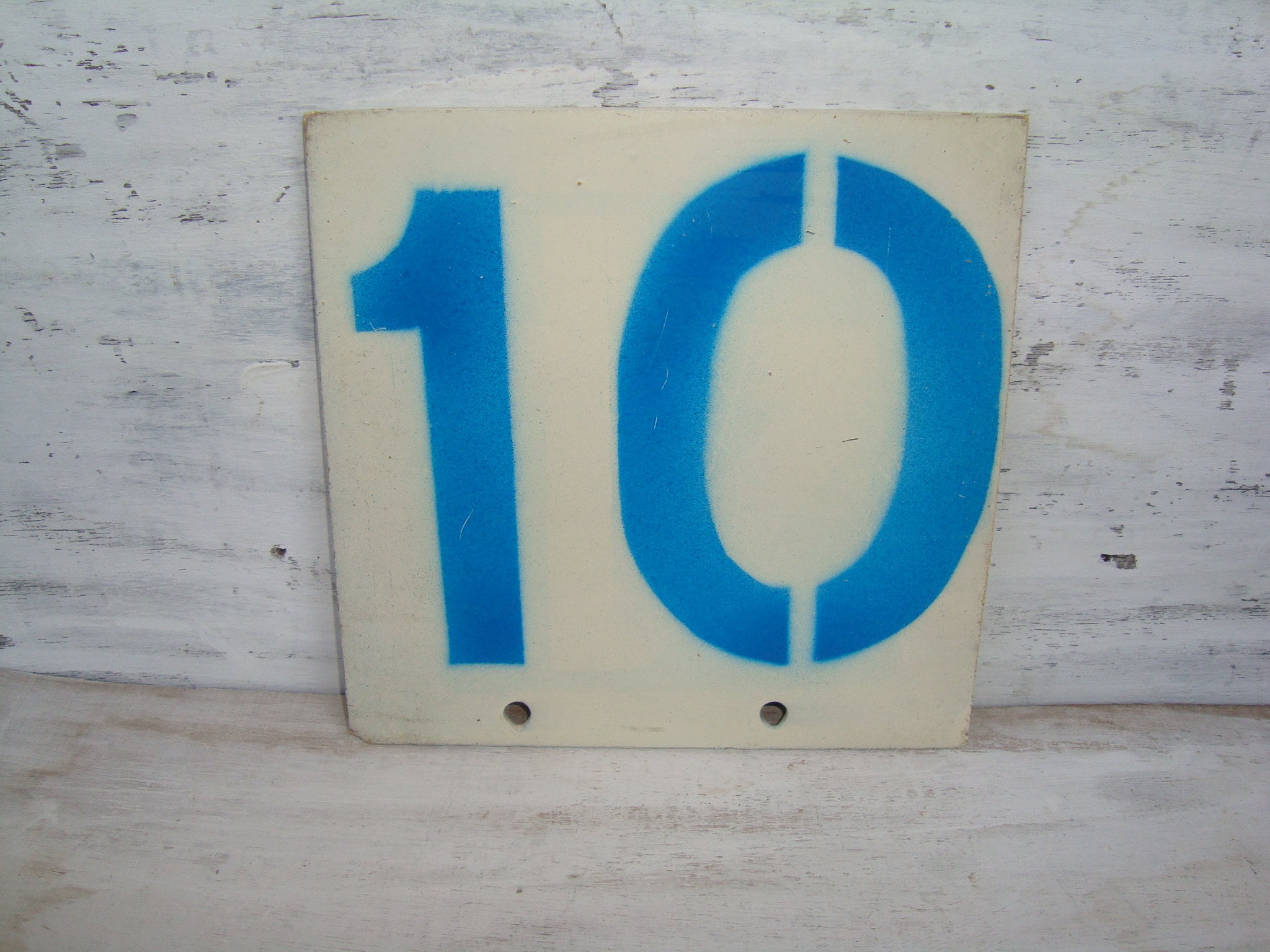 Vintage From 80s, Sign, Plastic Sign, Mark Character, Plastic Plate ...