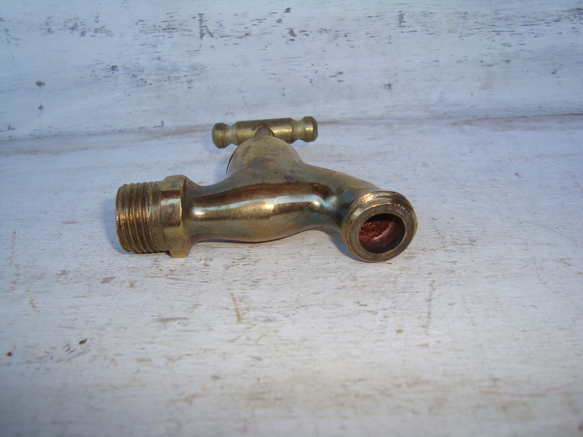 Vintage Brass Water Tap - Old Water Tap 1960s - Vintage Brass Water ...
