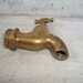Vintage Brass Water Tap - Old Water Tap 1960s - Vintage Brass Water ...