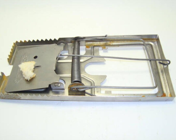 Mouse Trap, Vintage Wire Mousetrap, Primitive Rustic Metal Mouse Trap ...
