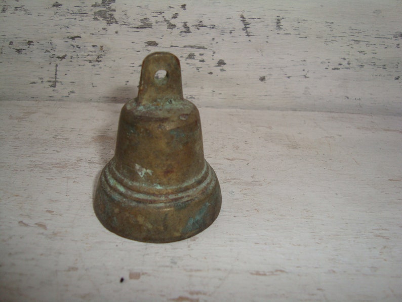 Vintage Brass Bell Solid Brass Bell Outdoor Bell Meditation - Etsy