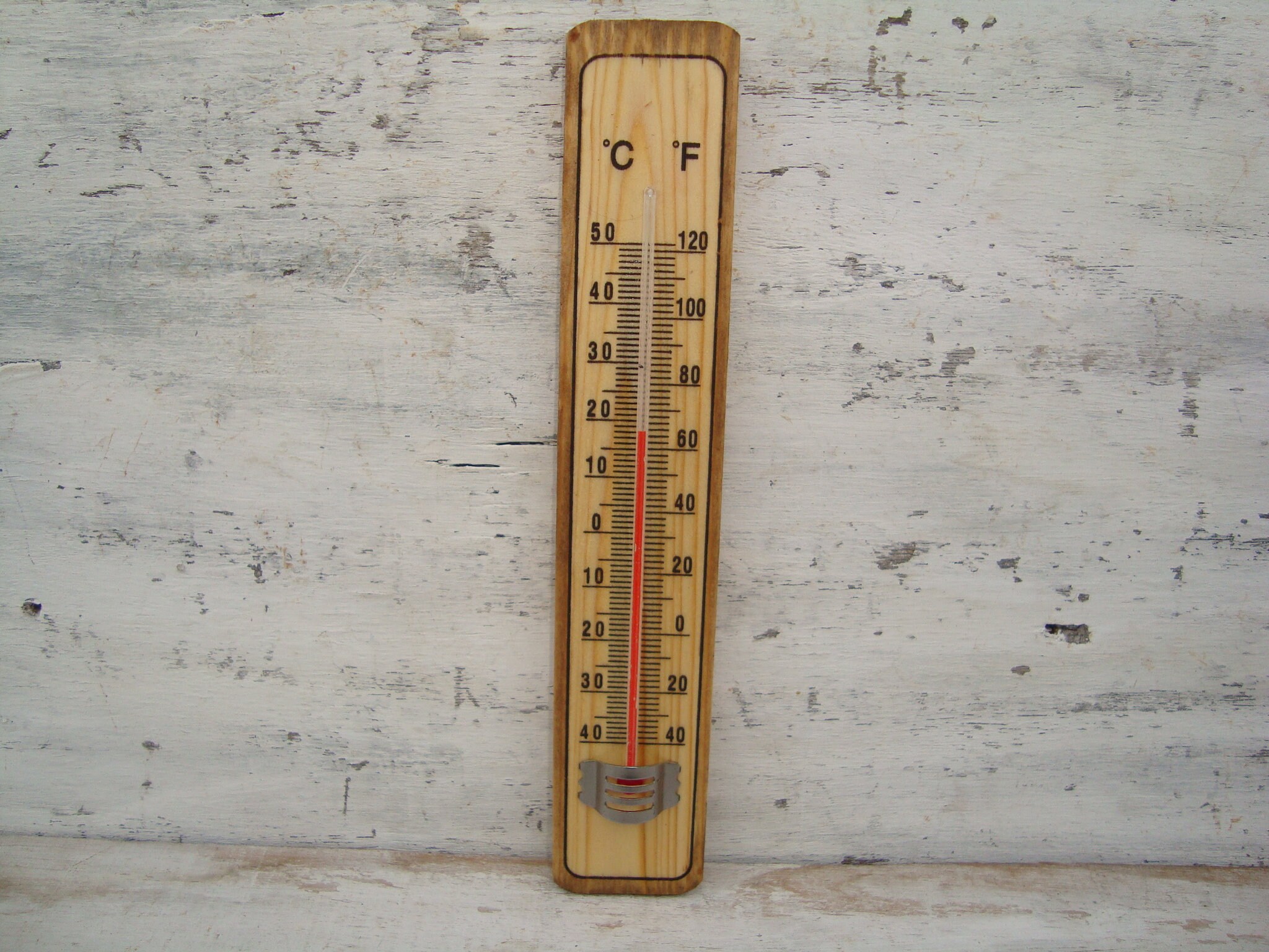 Termómetro vintage termómetro termómetro de madera | Etsy