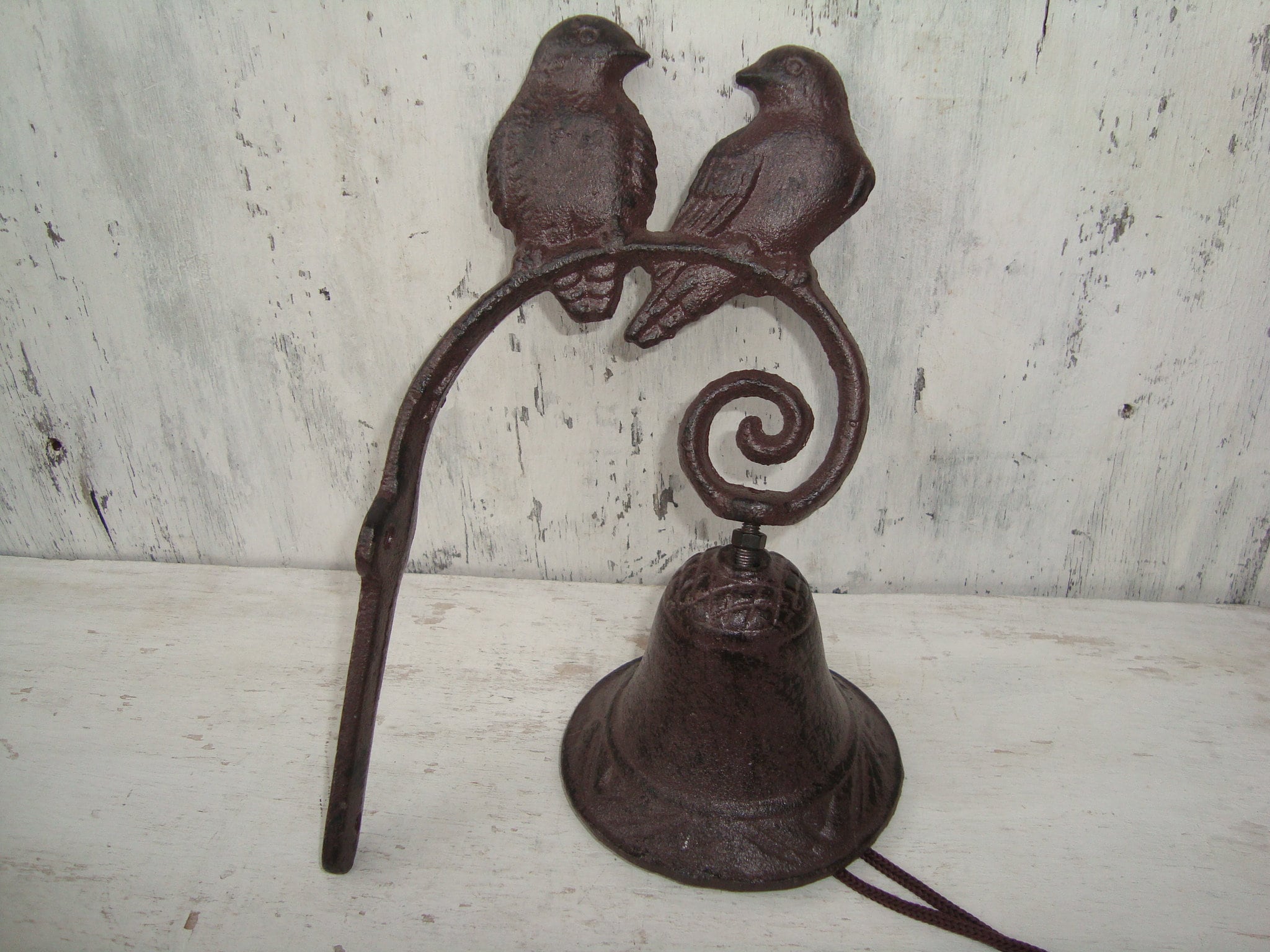 BIG SIZE Vintage Bell, Wall Hanging Bell, Wall Bell, Tarnished ...