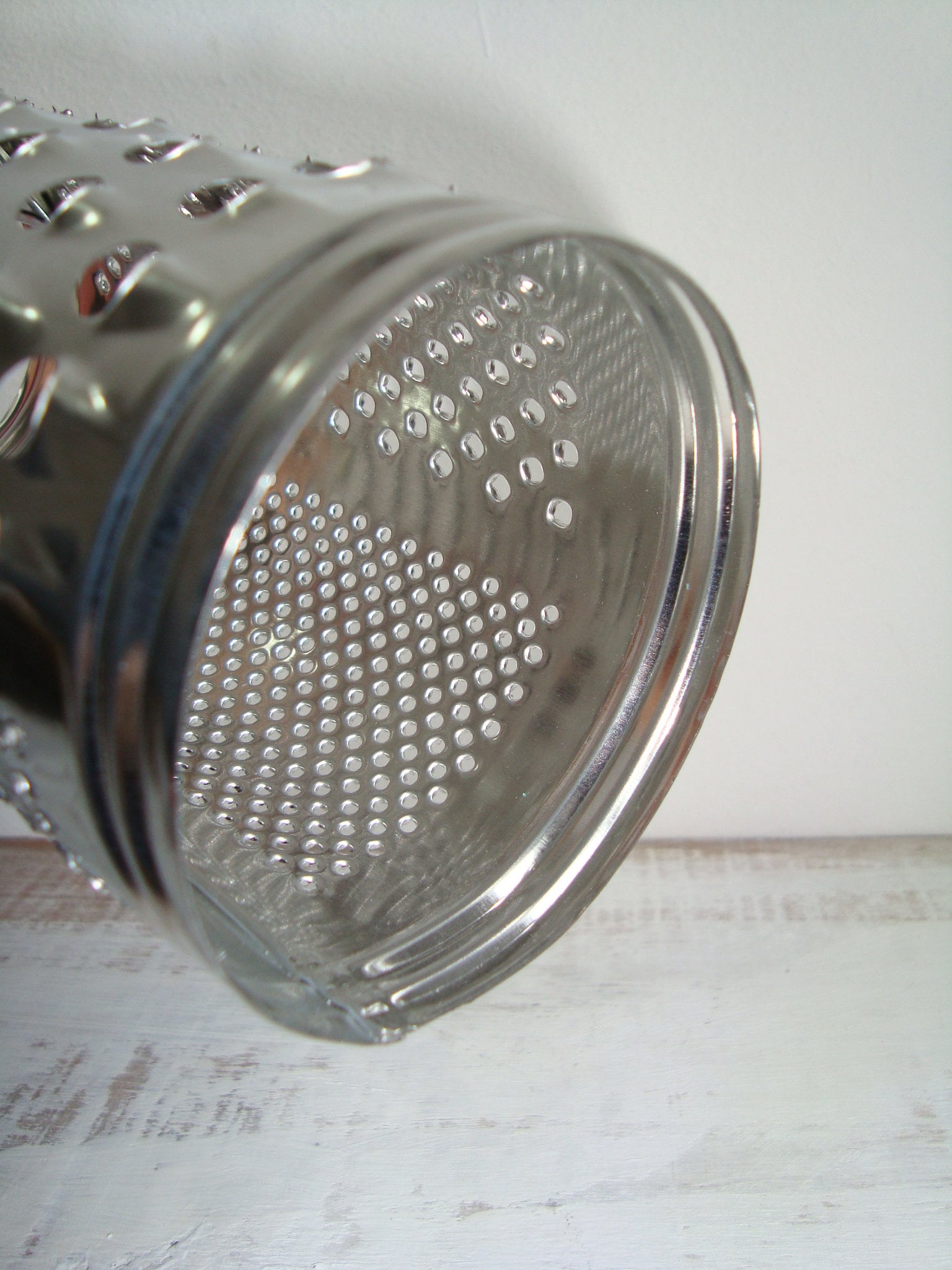 Vintage Metal Round Grater Cheese Shredder Kitchen Round | Etsy