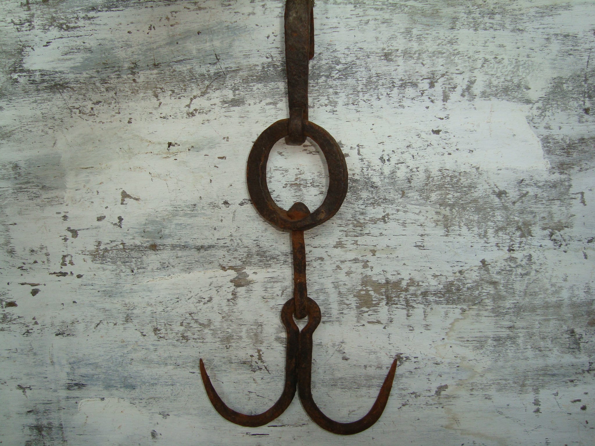 Old Hook Hand Forged Hook Very Old Hook Butcher Hook Primitive Hanger ...