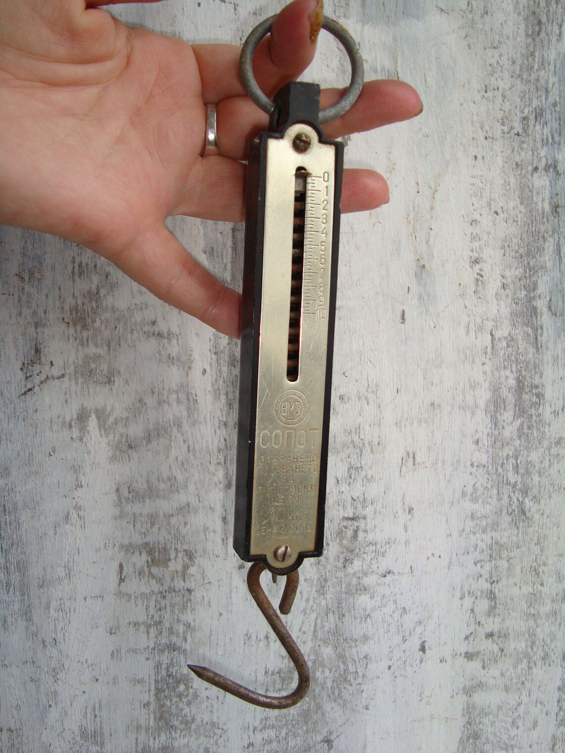 10kg Spring Balance Traveling Hook Scale Pocket Metal - Etsy