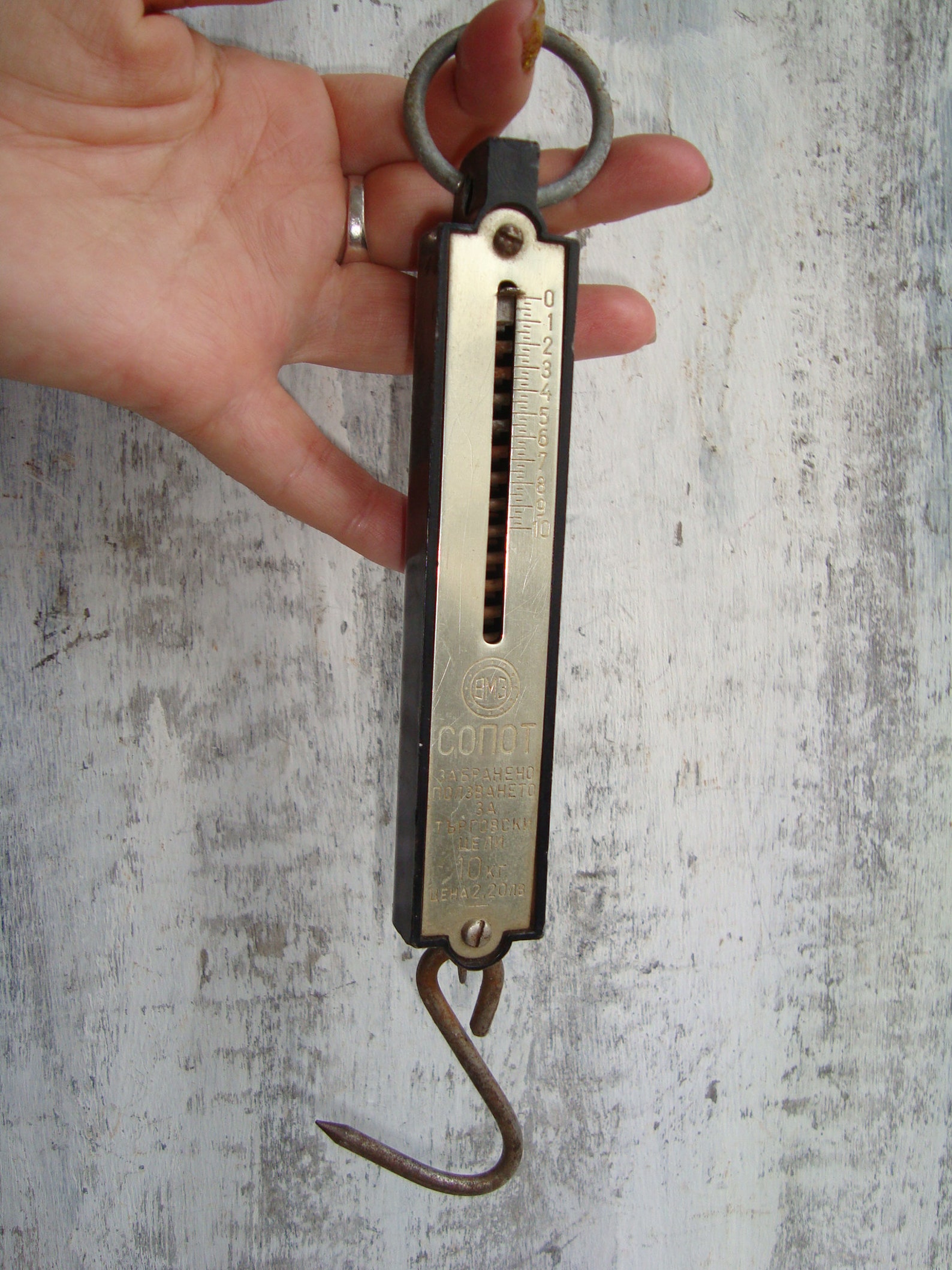10kg Spring Balance Traveling Hook Scale Pocket Metal - Etsy